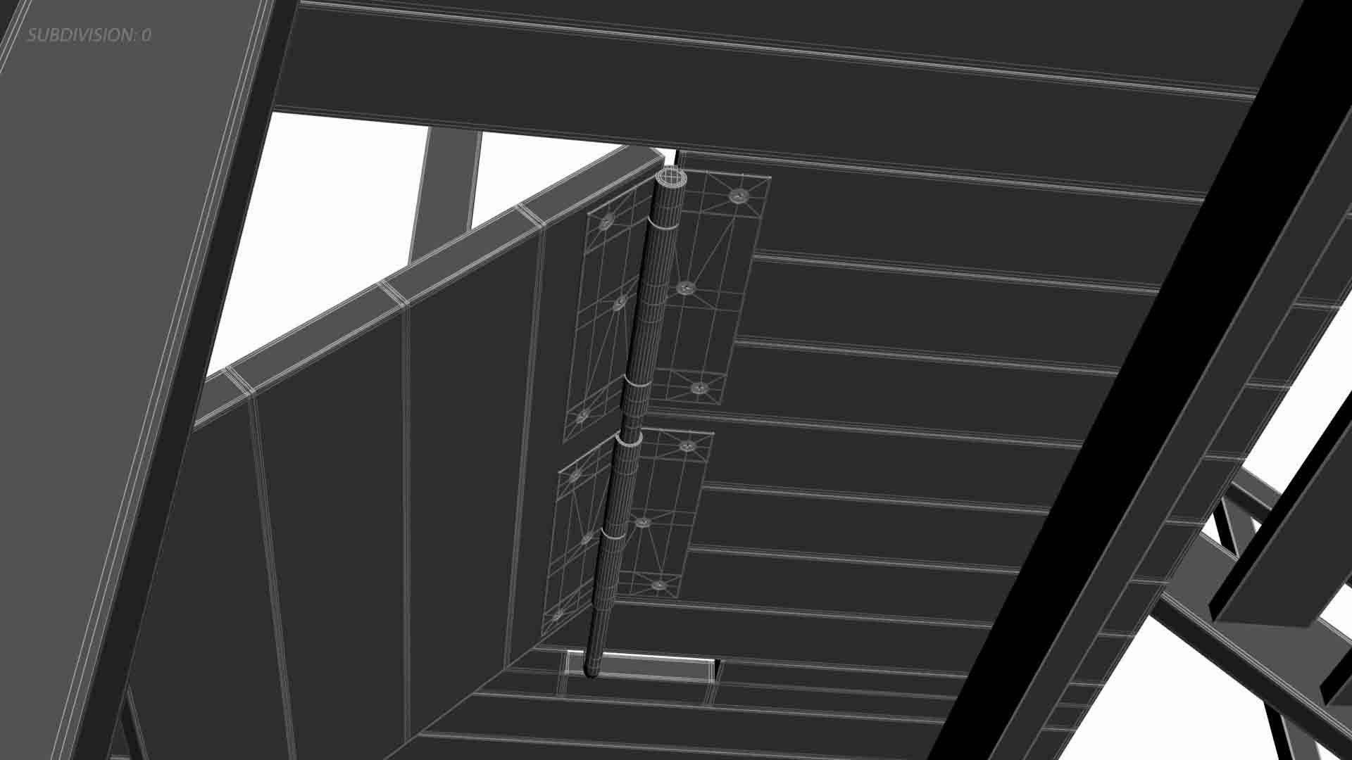 Gallows Platform 3D Model - TurboSquid 2141722