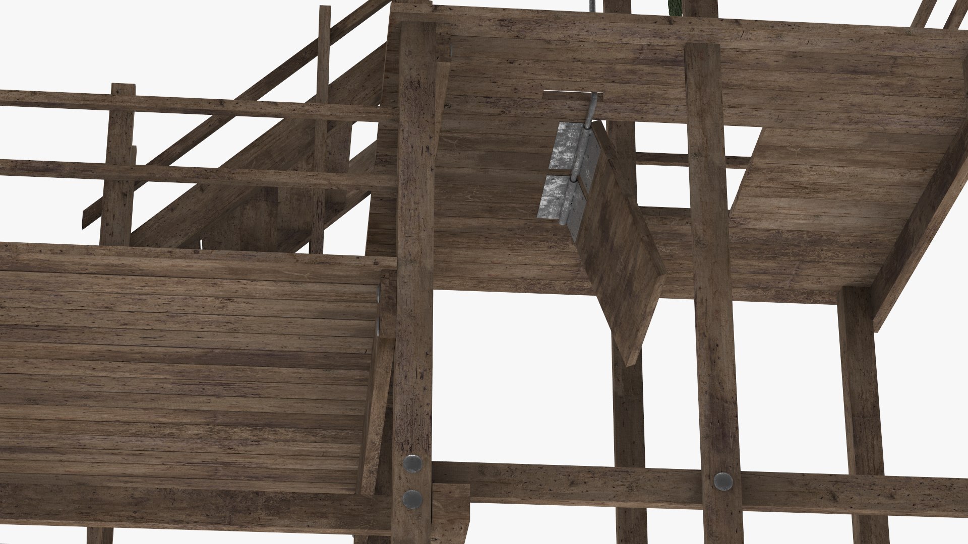 Gallows Platform 3D Model - TurboSquid 2141722
