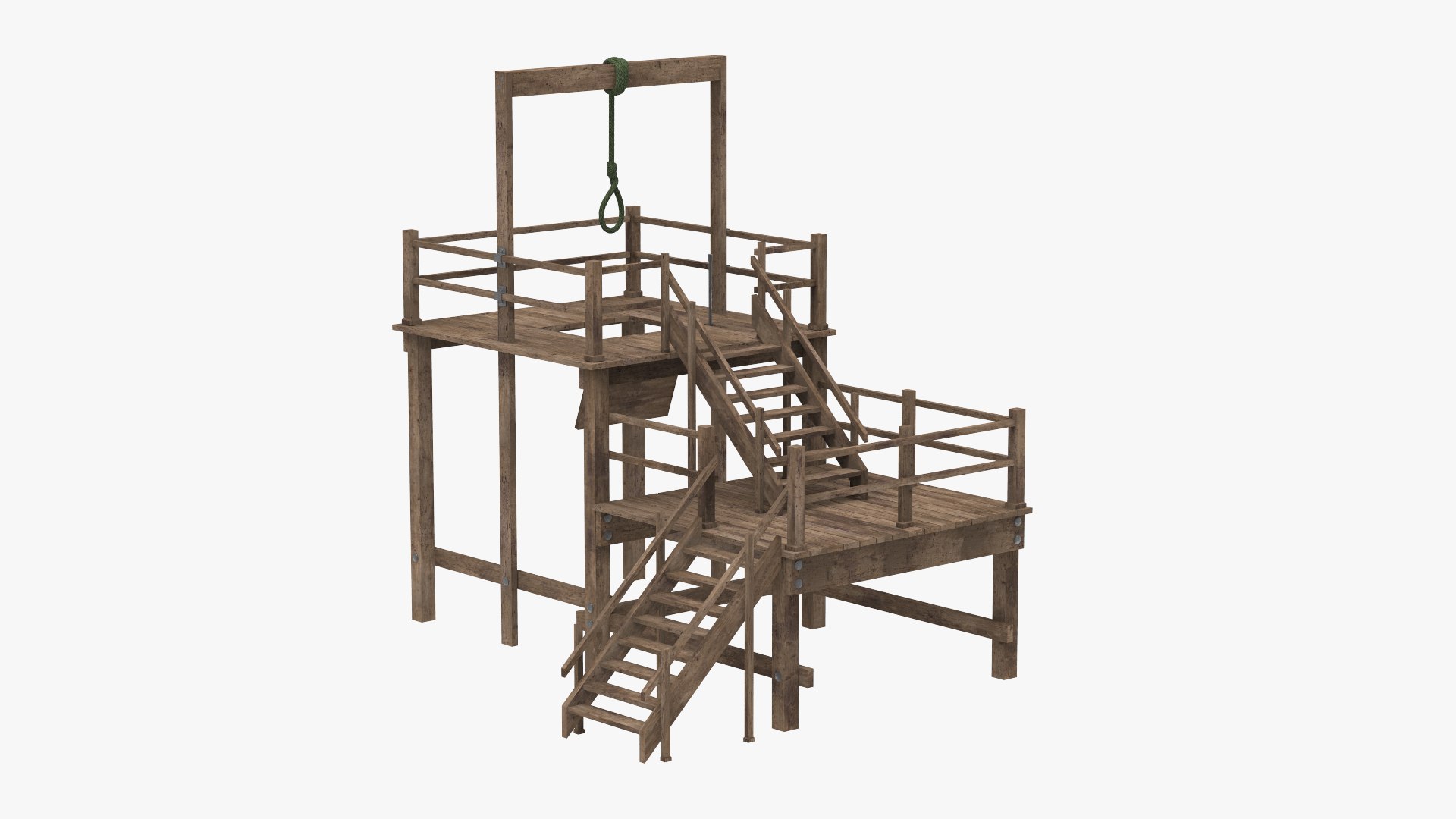 Gallows Platform 3D Model - TurboSquid 2141722