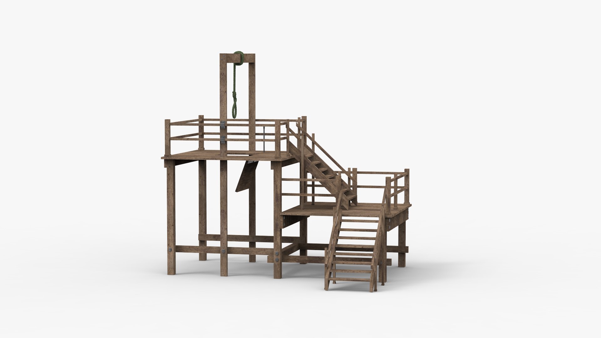 Gallows Platform 3D Model - TurboSquid 2141722