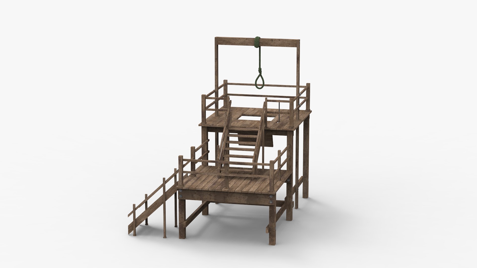 Gallows Platform 3D Model - TurboSquid 2141722