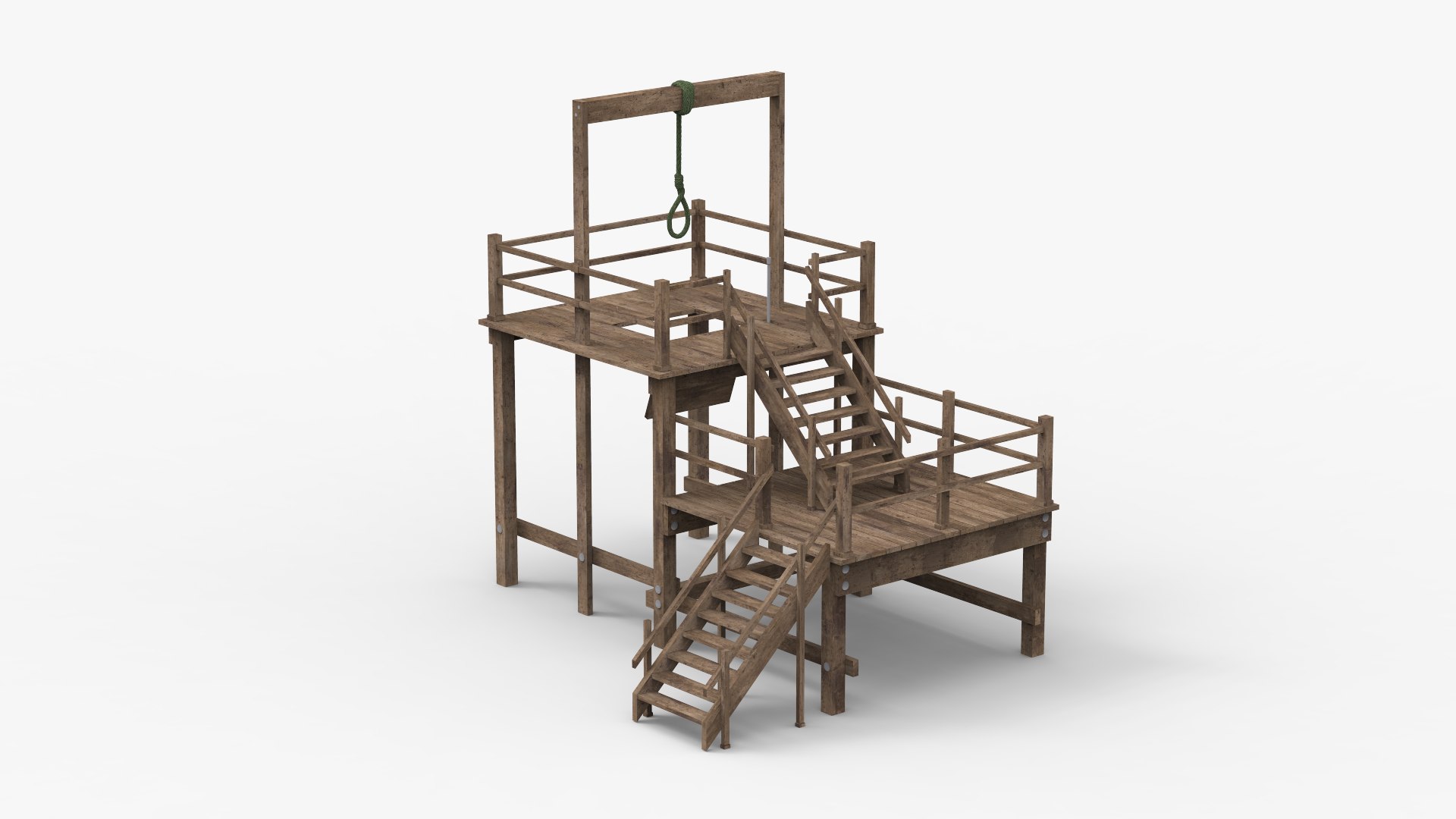Gallows Platform 3D Model - TurboSquid 2141722