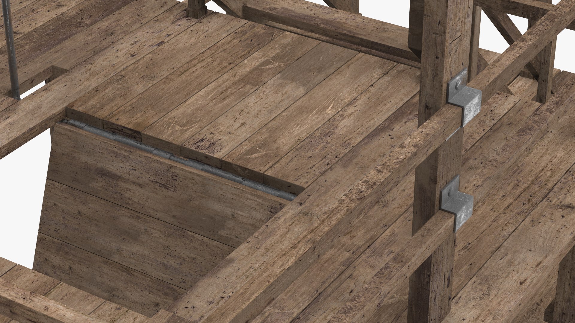 Gallows Platform 3D Model - TurboSquid 2141722