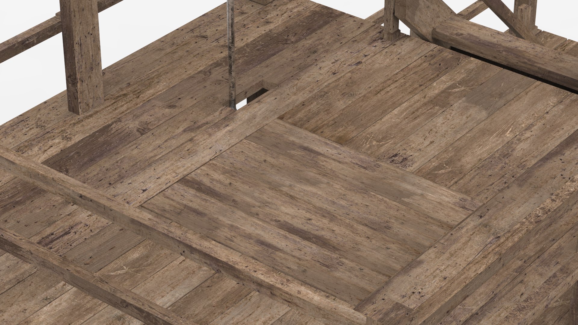 Gallows Platform 3D Model - TurboSquid 2141722