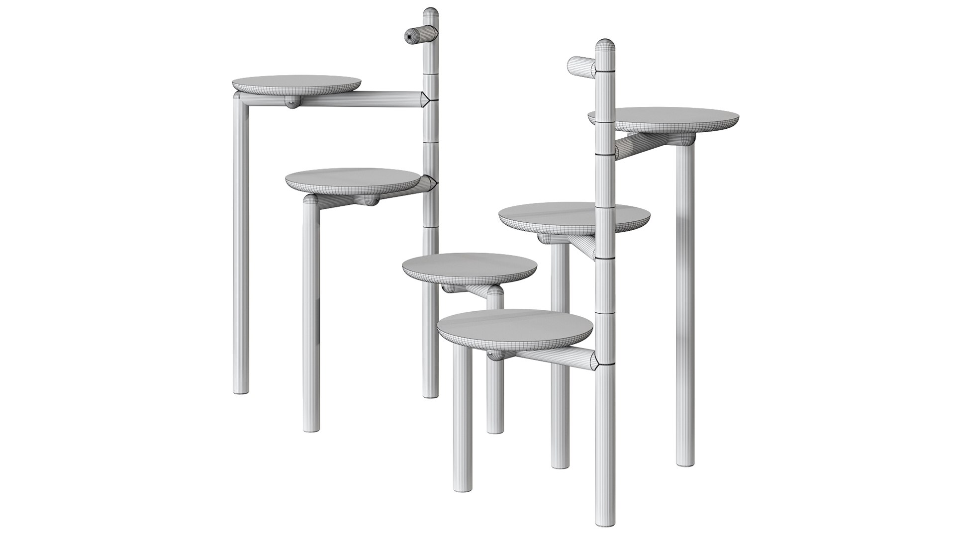 3D Enn Round Oak Side Table By In Element Designs - TurboSquid 2106899