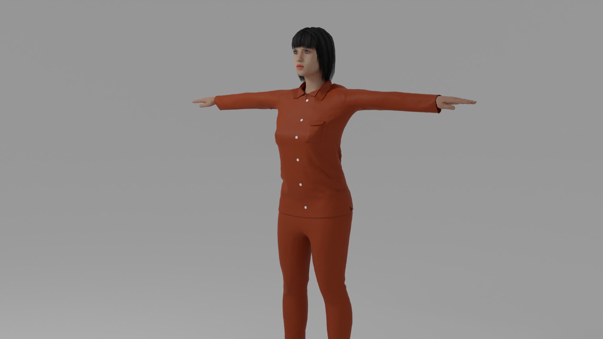 Prisoner Woman Model - TurboSquid 2041933