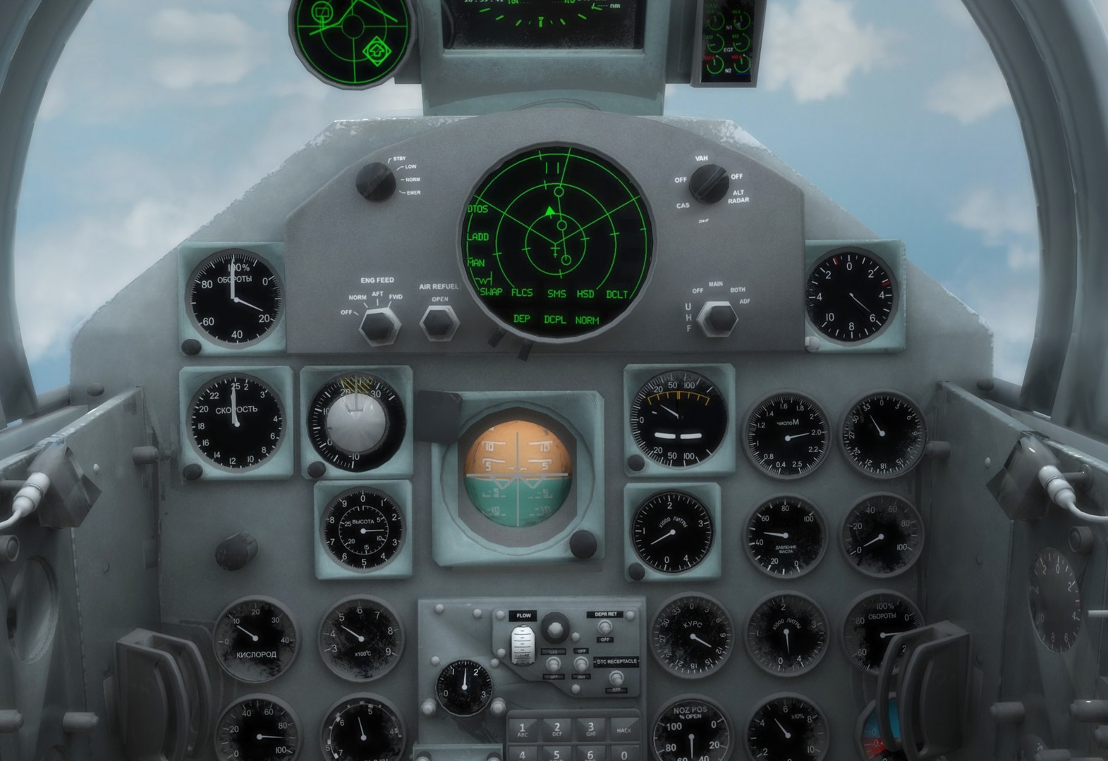 Military Cockpit Fighter 3D - TurboSquid 1468250