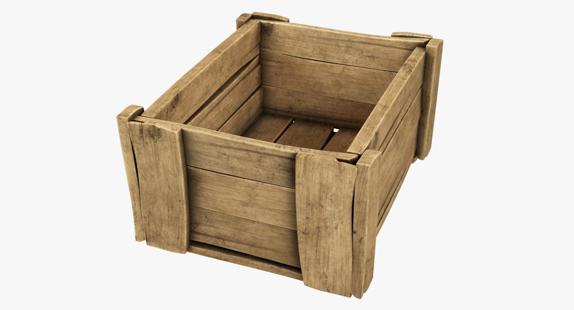 Wooden Box 3D Model - TurboSquid 1306006
