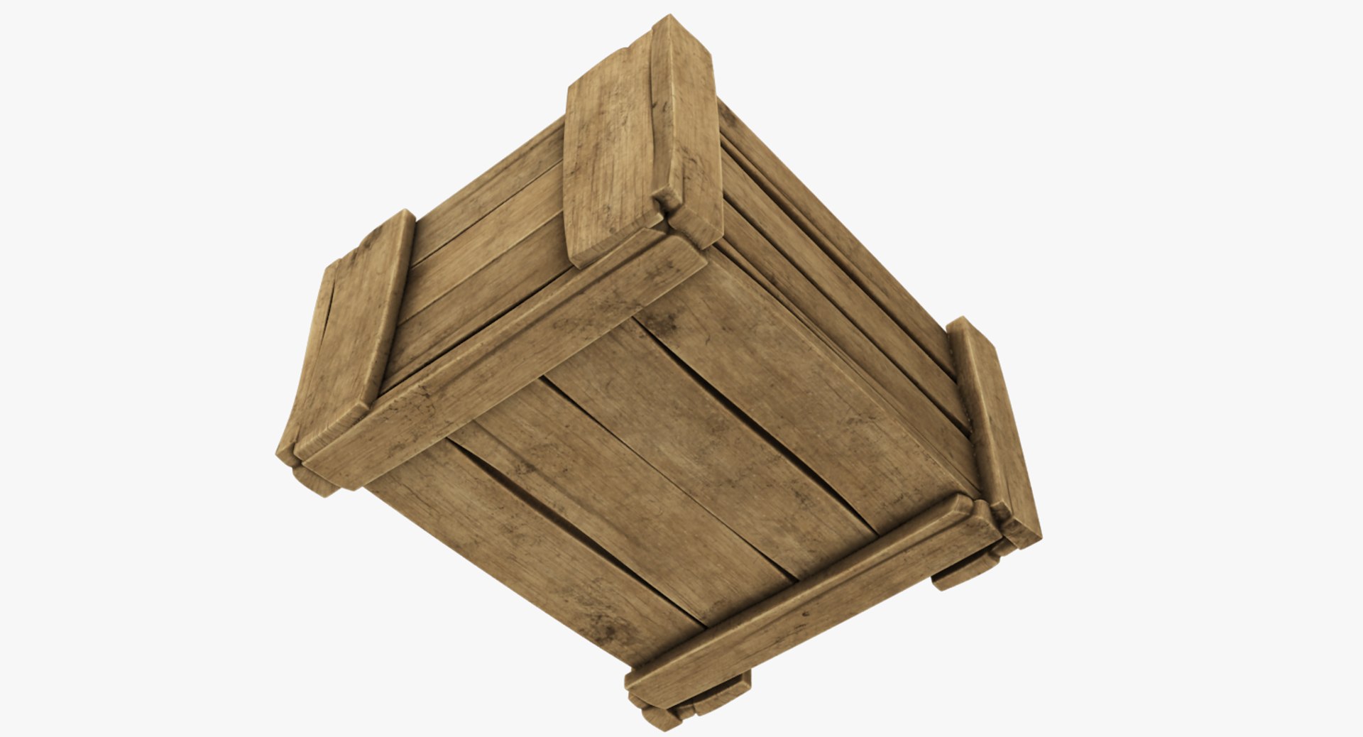 Wooden Box 3D Model - TurboSquid 1306006