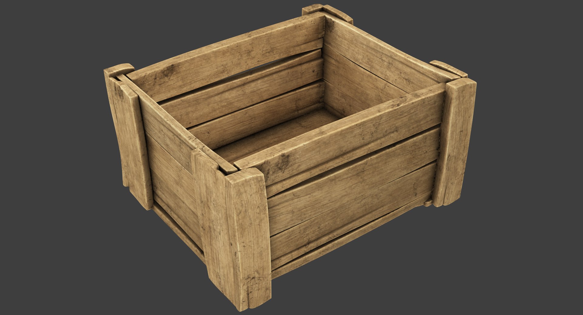 Wooden Box 3D Model - TurboSquid 1306006
