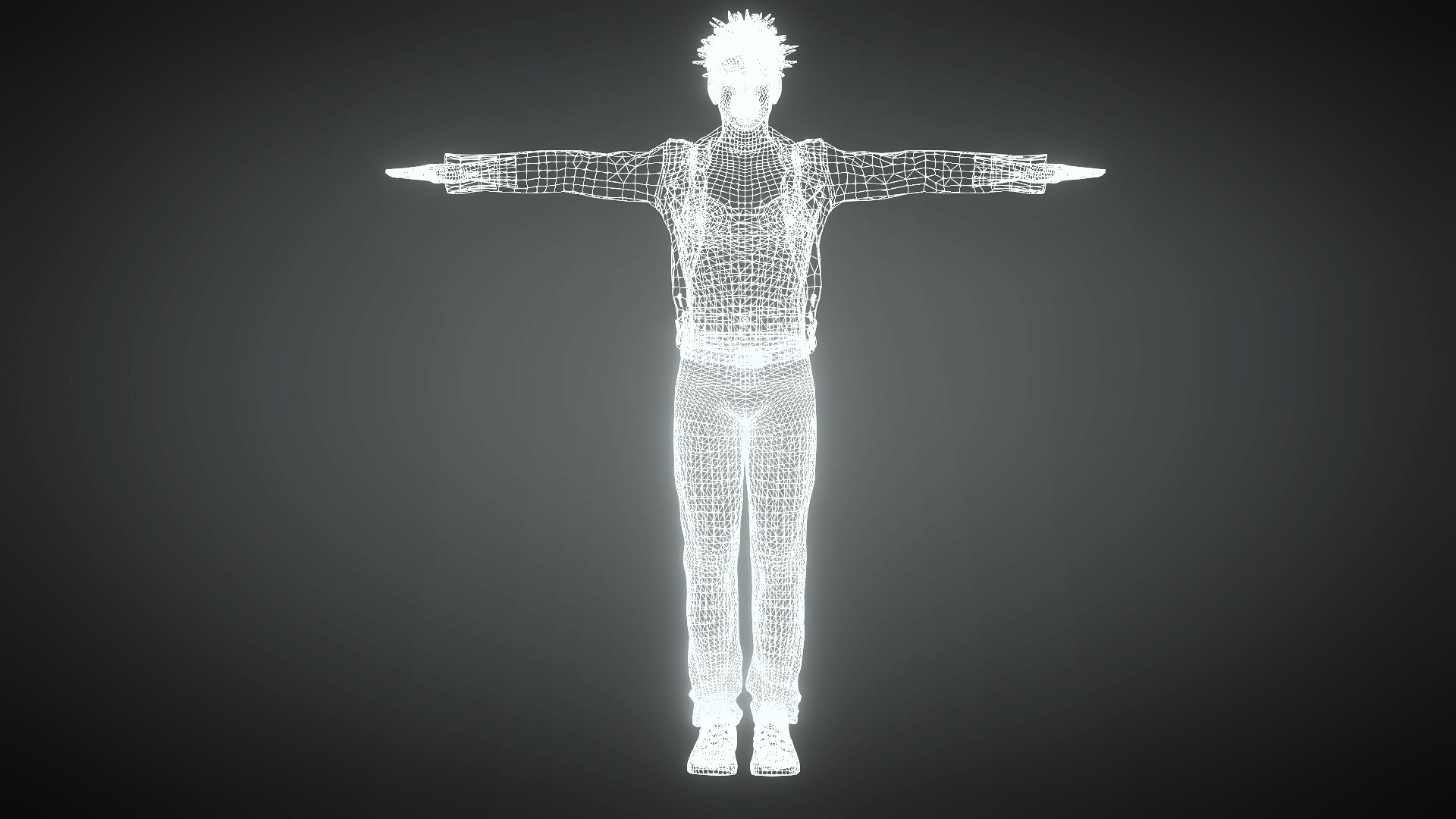 Character - City Rocker Avatar - Rigged And Blendshapes Model ...