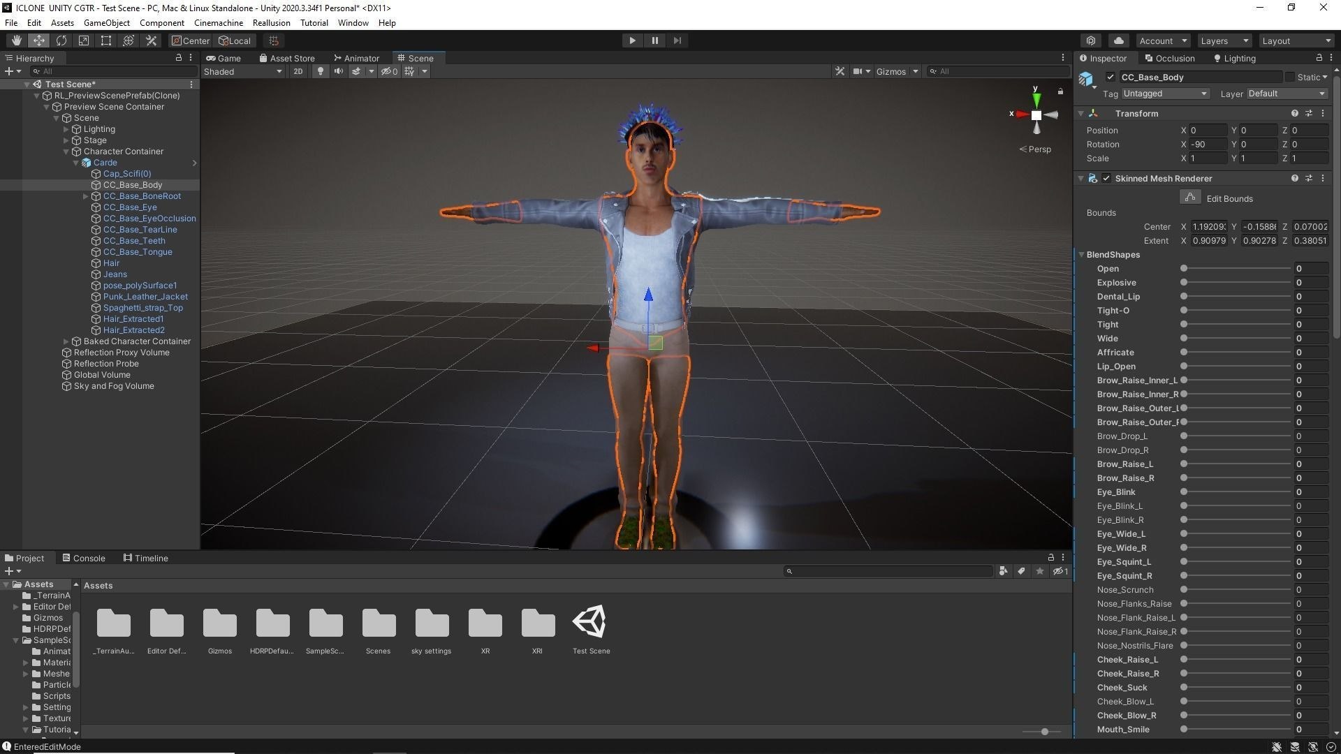 Character - City Rocker Avatar - Rigged And Blendshapes Model ...