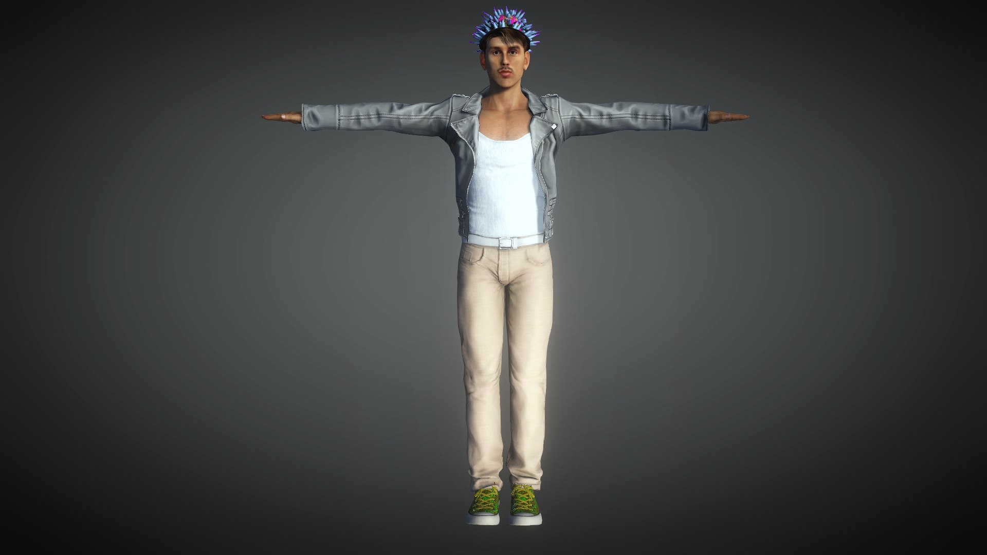Character - City Rocker Avatar - Rigged And Blendshapes Model ...