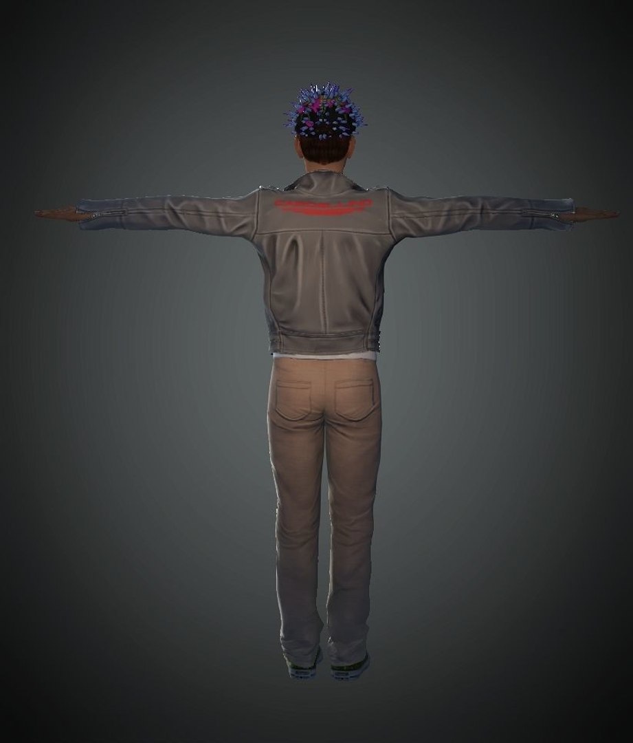 Character - City Rocker Avatar - Rigged And Blendshapes Model ...