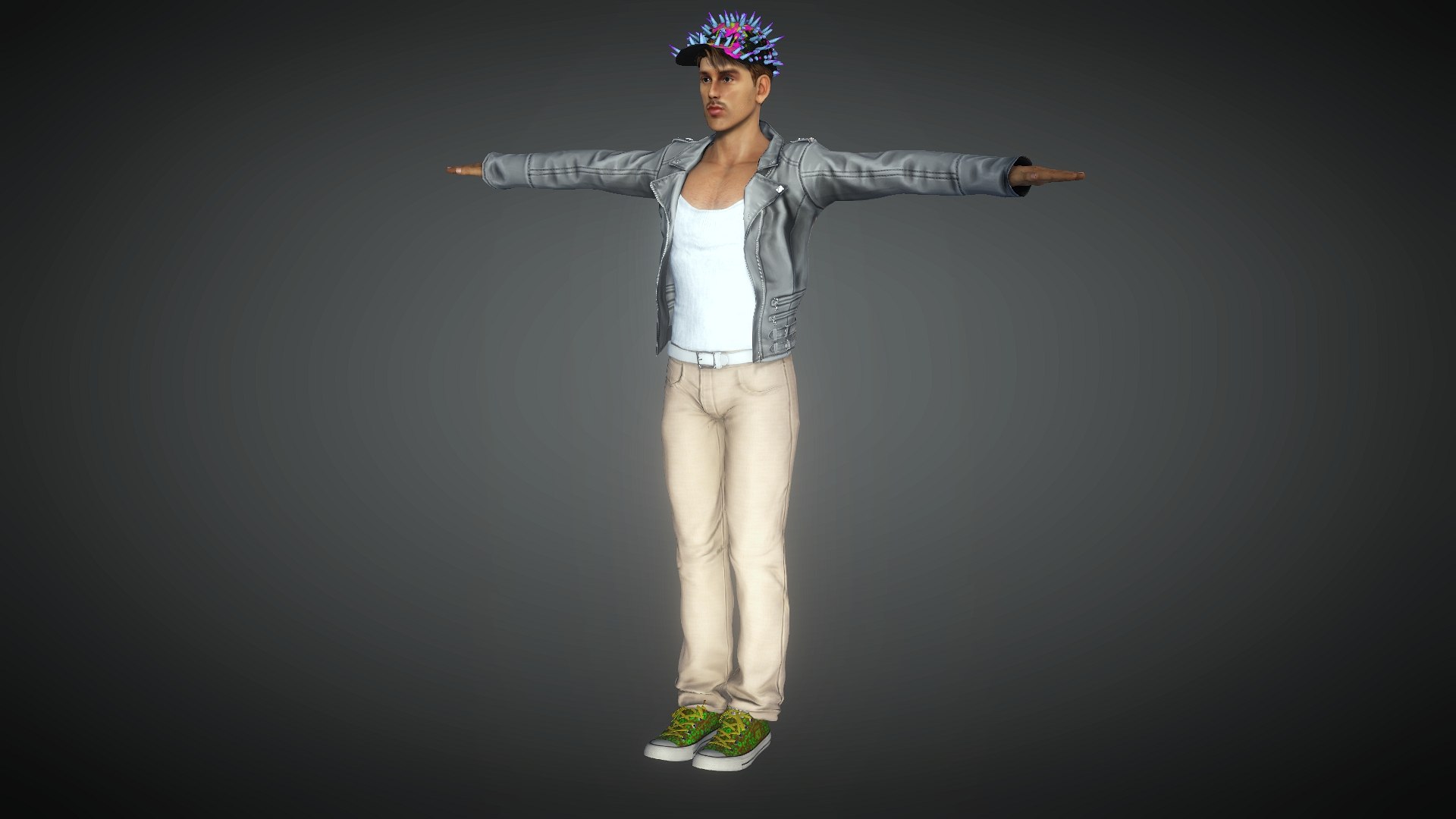 Character - City Rocker Avatar - Rigged And Blendshapes Model ...