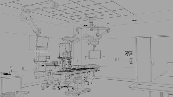 3D Operating Room - TurboSquid 1878486