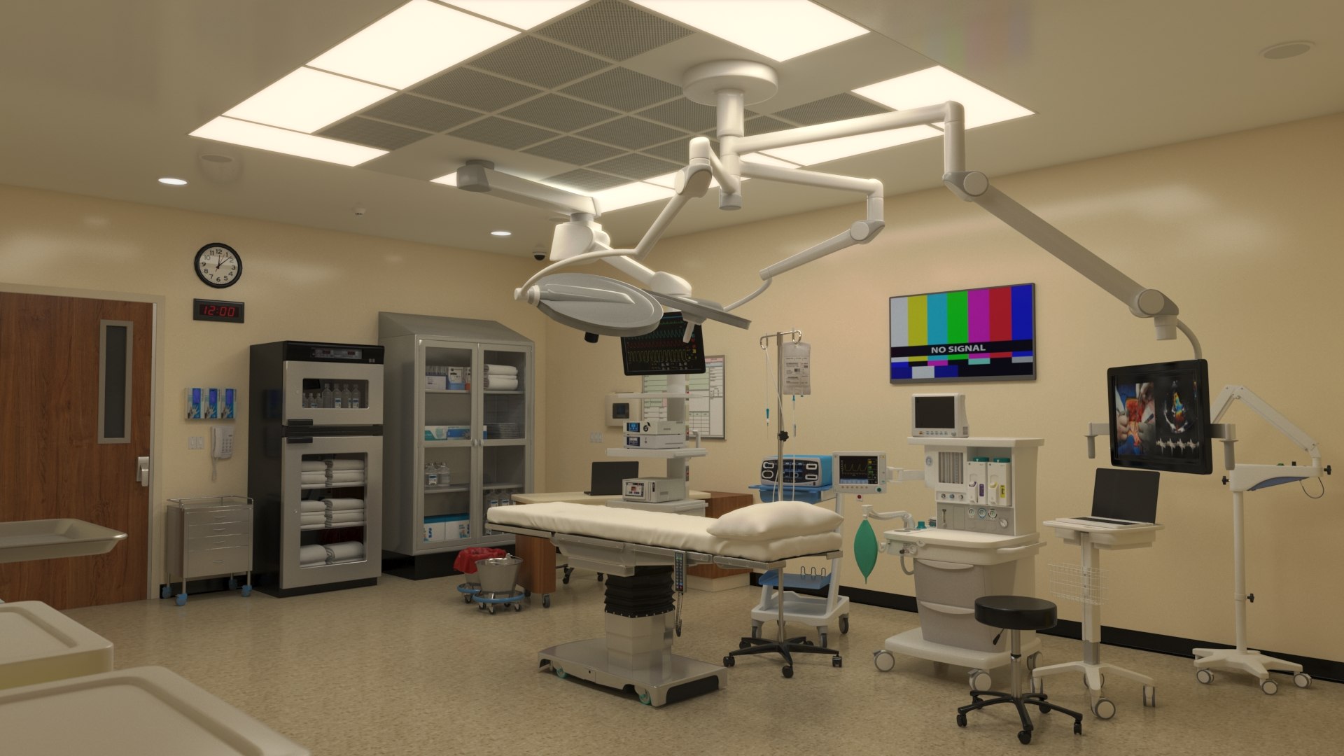 3D Operating Room - TurboSquid 1878486