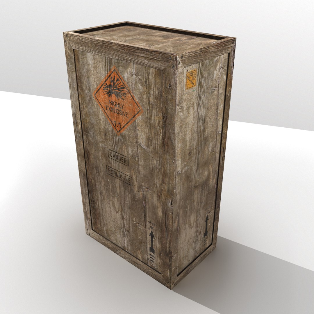 Crates Explosive 3D Model - TurboSquid 1269947