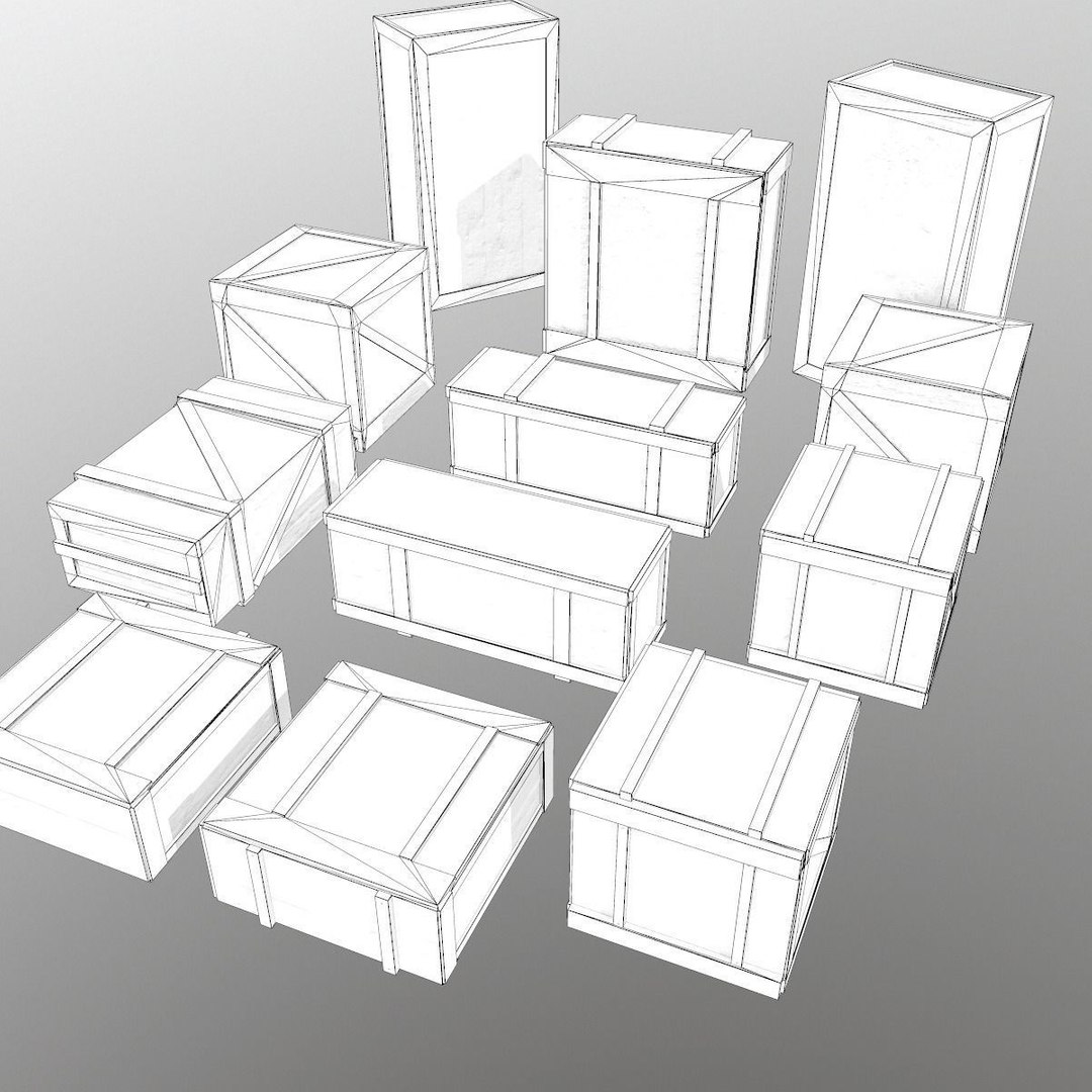 Crates Explosive 3D Model - TurboSquid 1269947