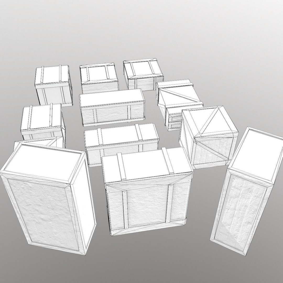 Crates Explosive 3D Model - TurboSquid 1269947