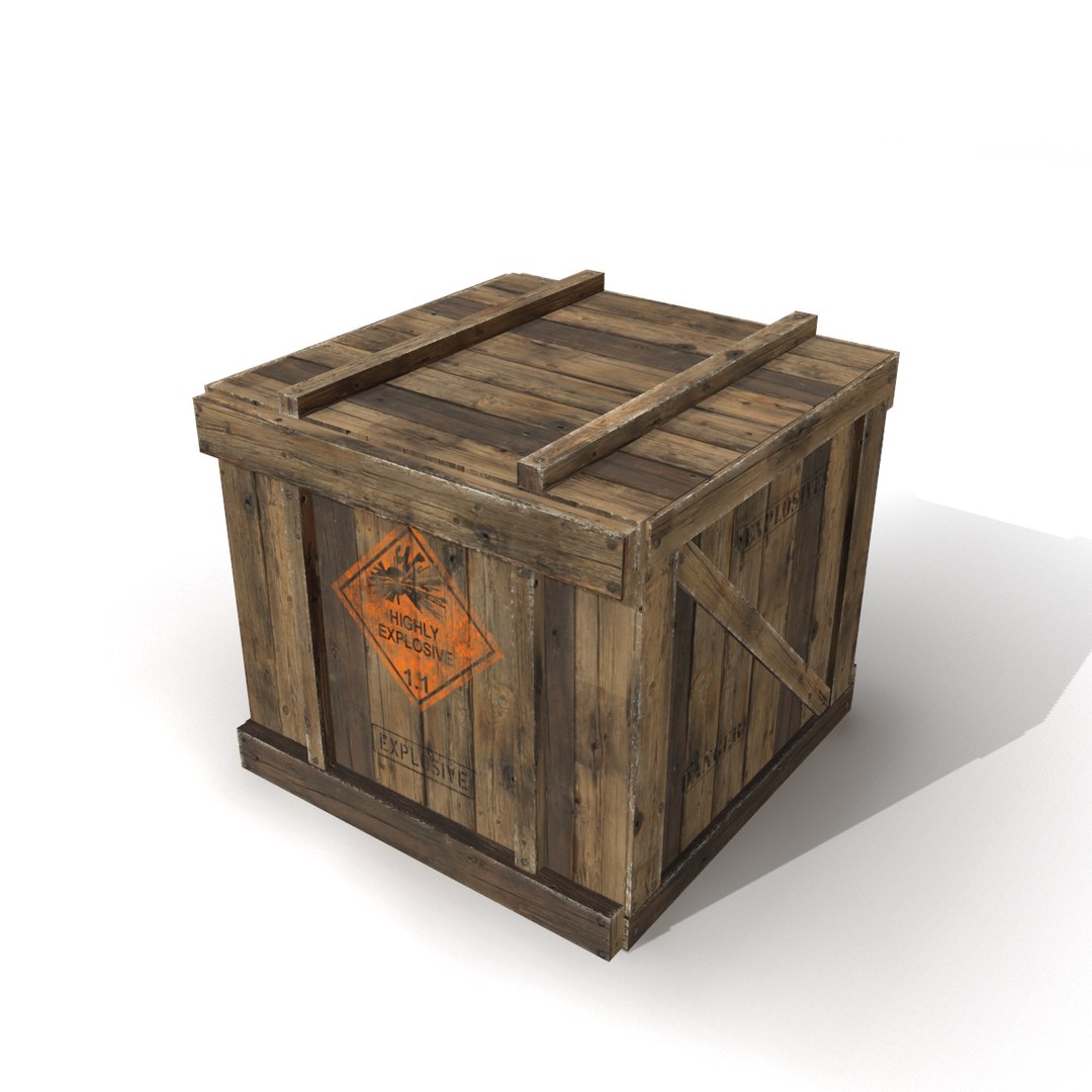 Crates Explosive 3D Model - TurboSquid 1269947