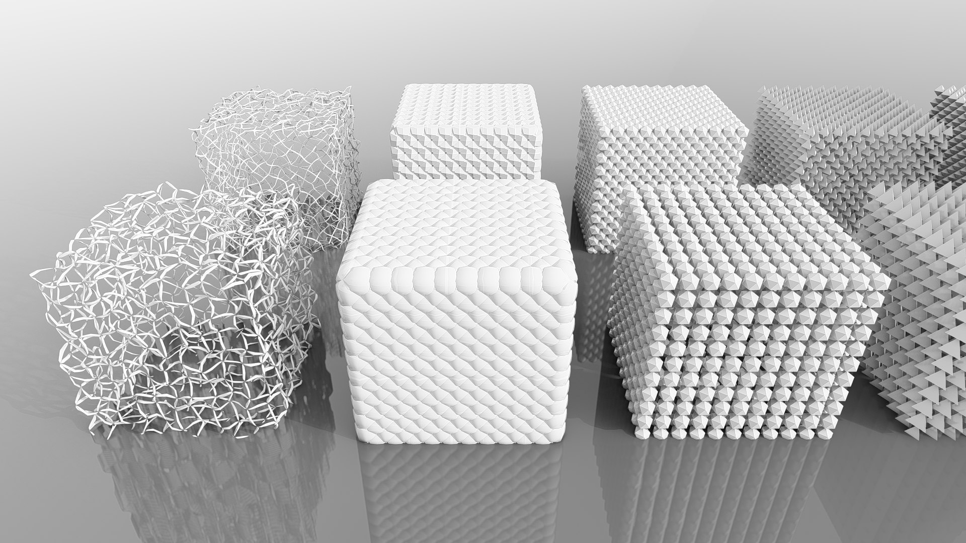 3D Model Various Shape Cubes Pack - TurboSquid 1779695