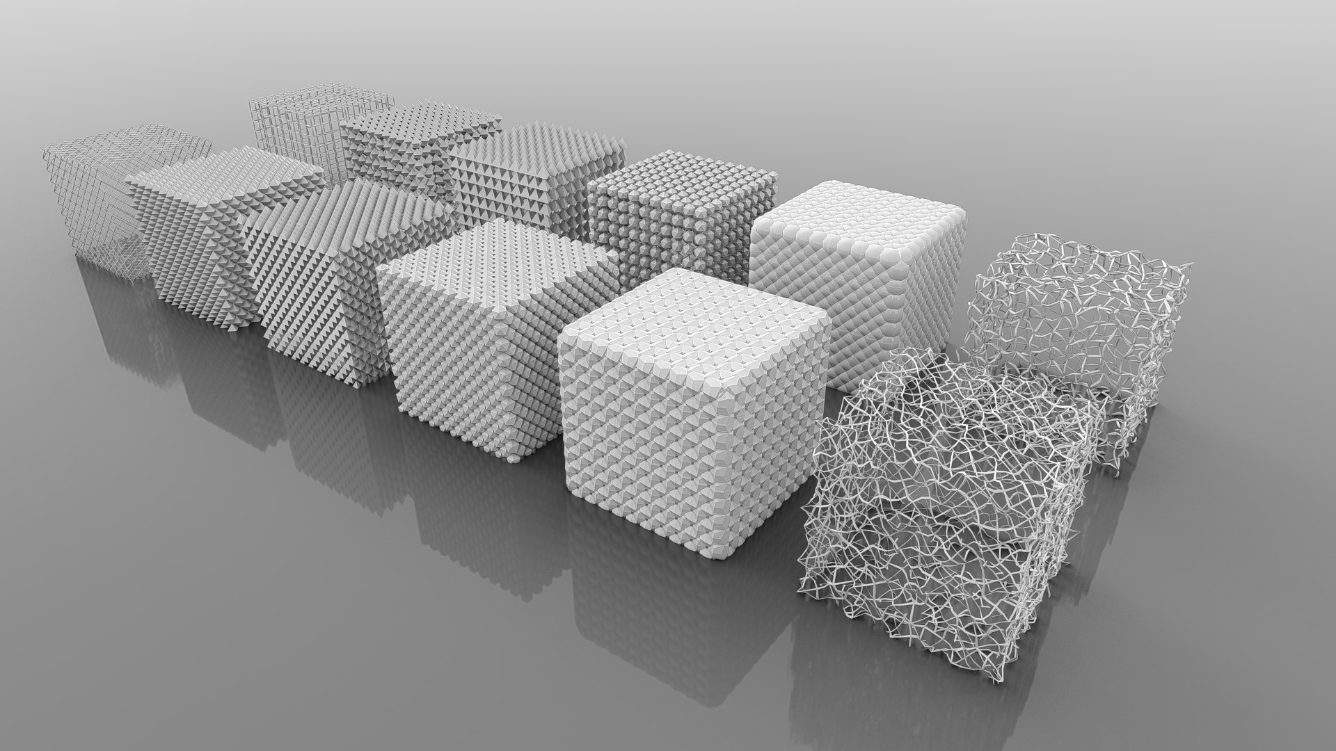 3D Model Various Shape Cubes Pack - TurboSquid 1779695