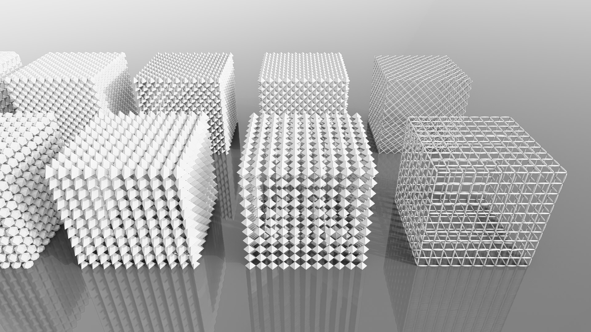 3D Model Various Shape Cubes Pack - TurboSquid 1779695