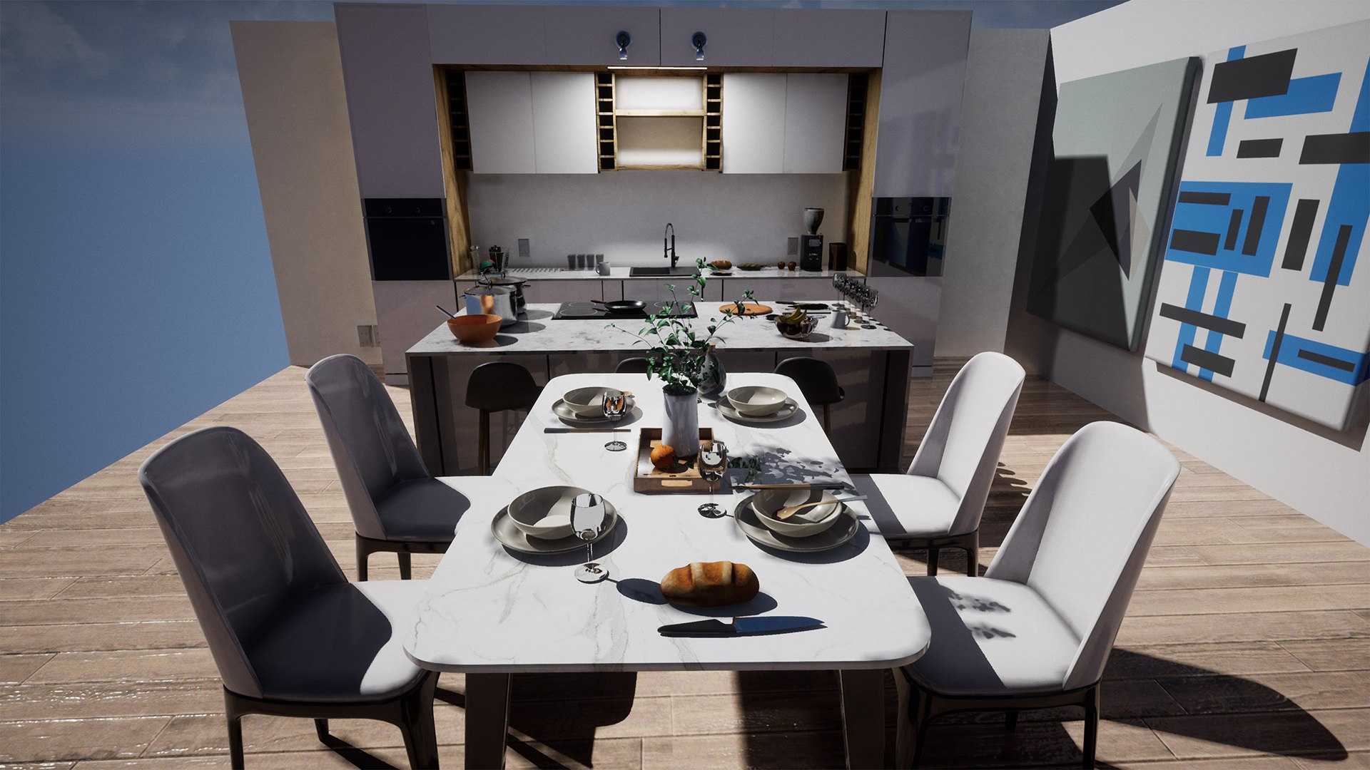 3D Model Kitchen Prop Package - TurboSquid 1984584