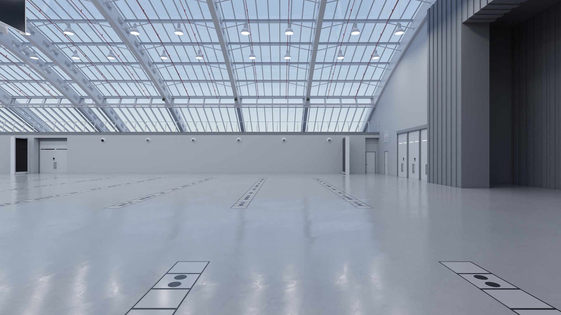 3D Model Exhibition Hall Interior 3 - TurboSquid 1897067