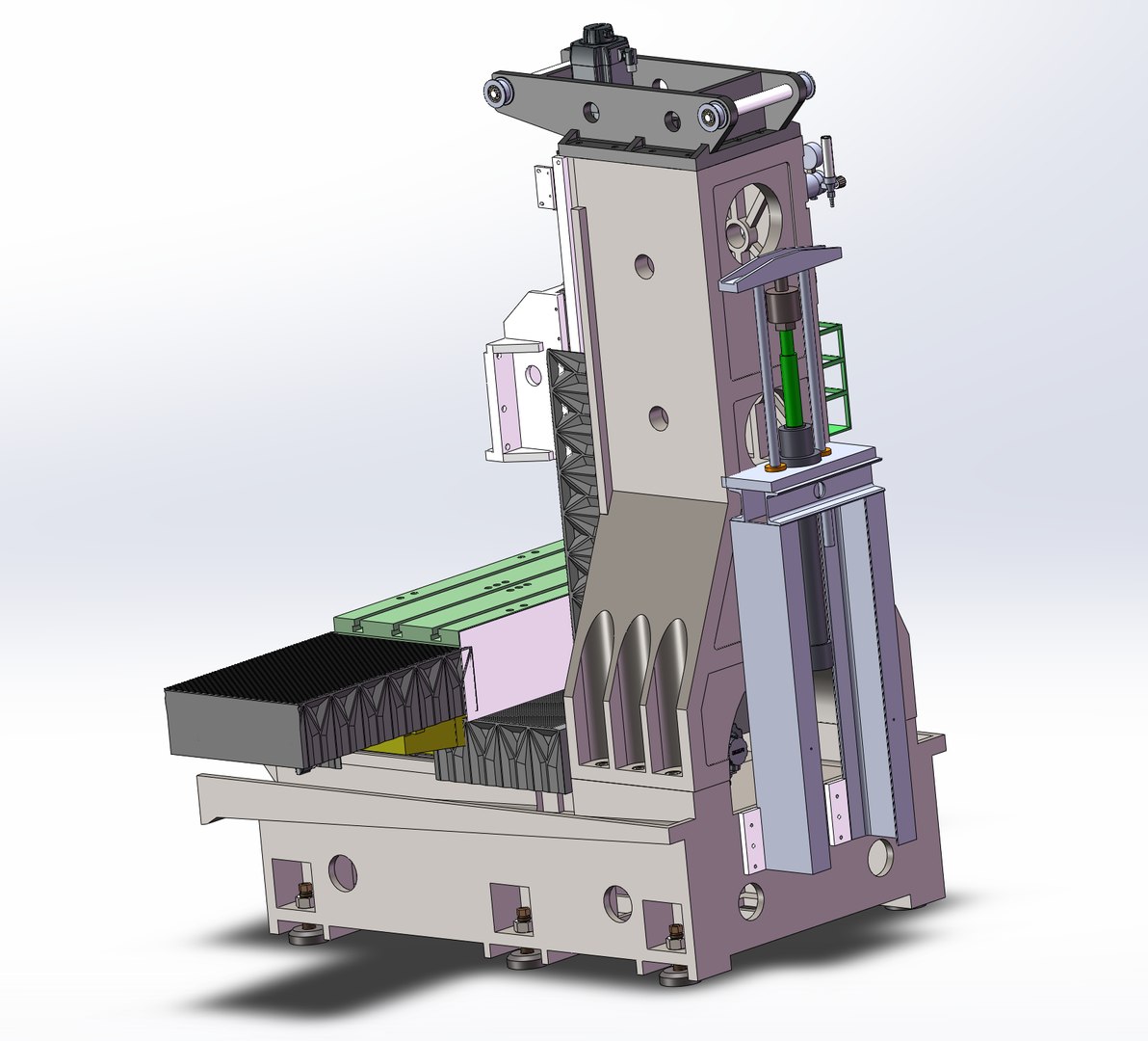 3D Vertical Milling Machine - TurboSquid 1791360