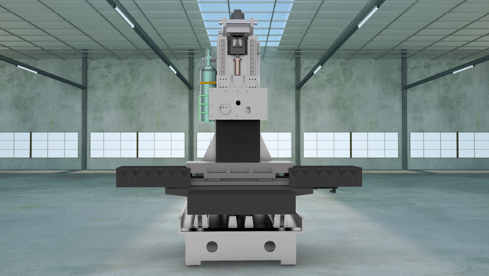 3D Vertical Milling Machine - TurboSquid 1791360