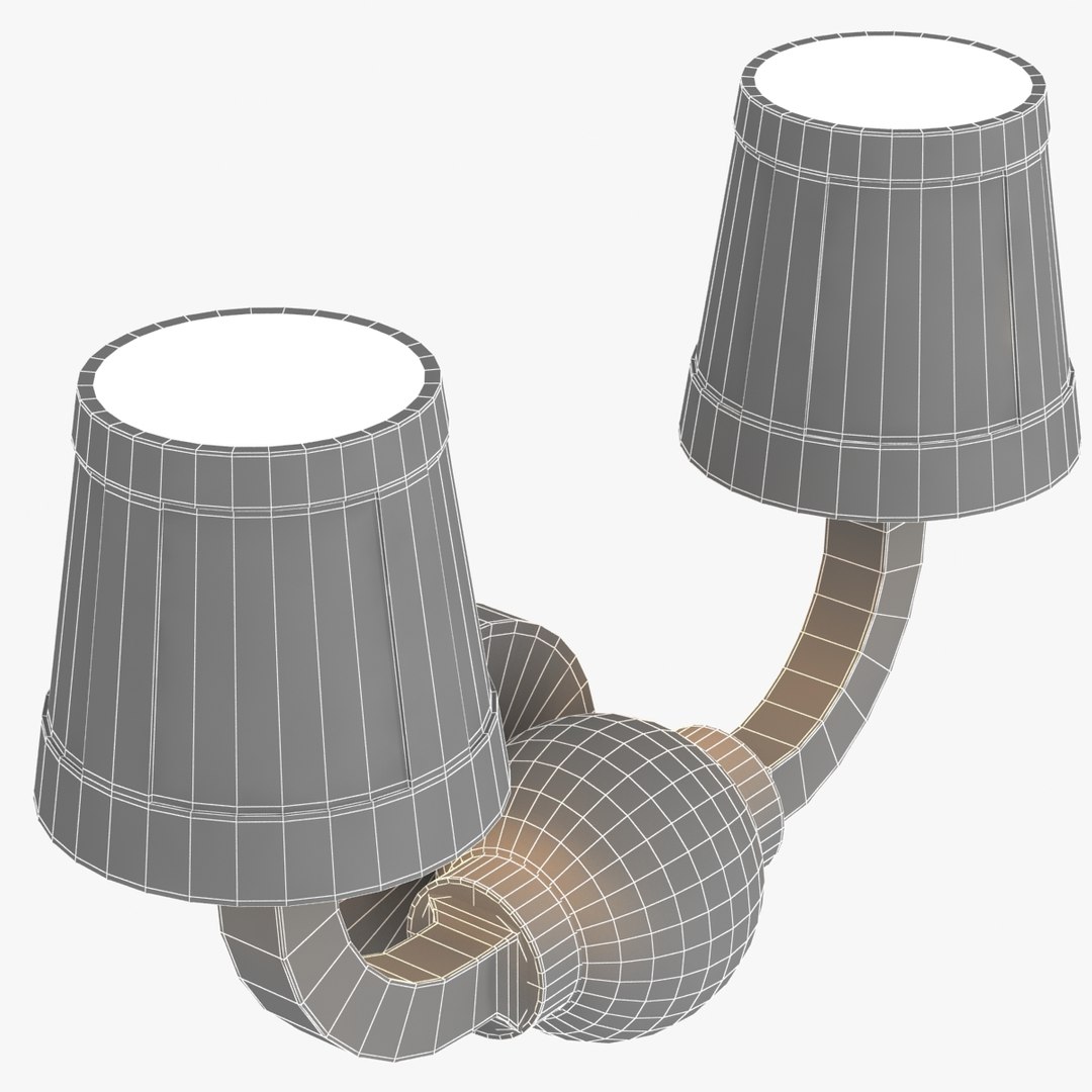 3d Wall Lamp Paper Studio Model