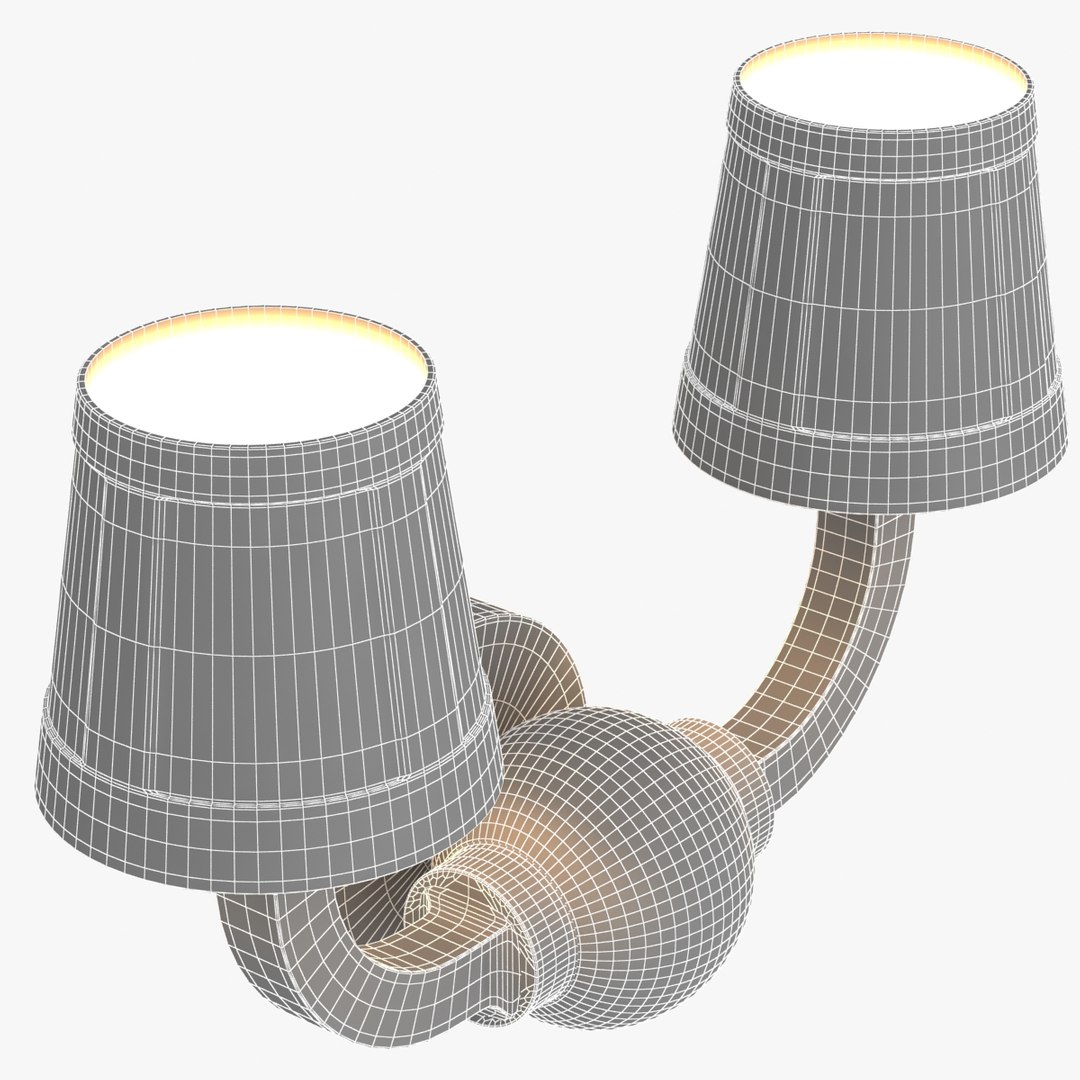 3d Wall Lamp Paper Studio Model