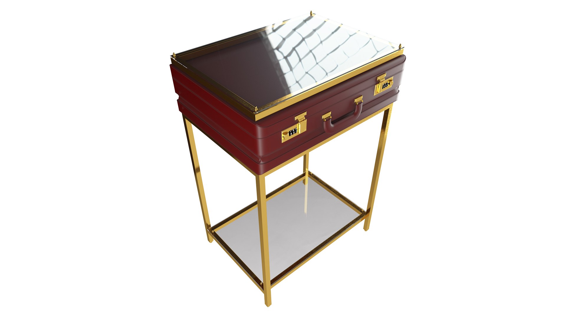 3D BRIEFCASE COFFEE TABLE - TurboSquid 1839571