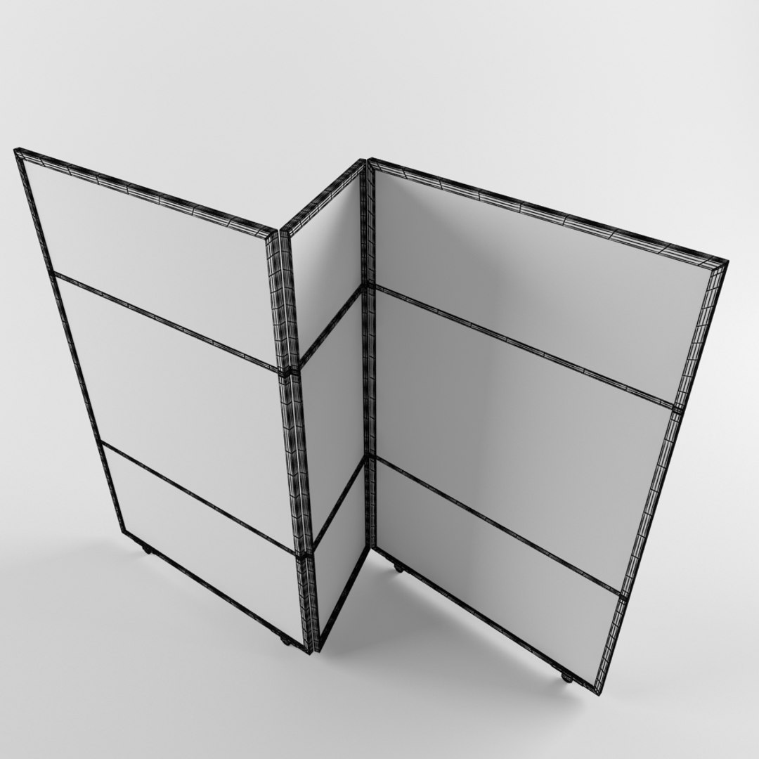folding screen 3d 3ds