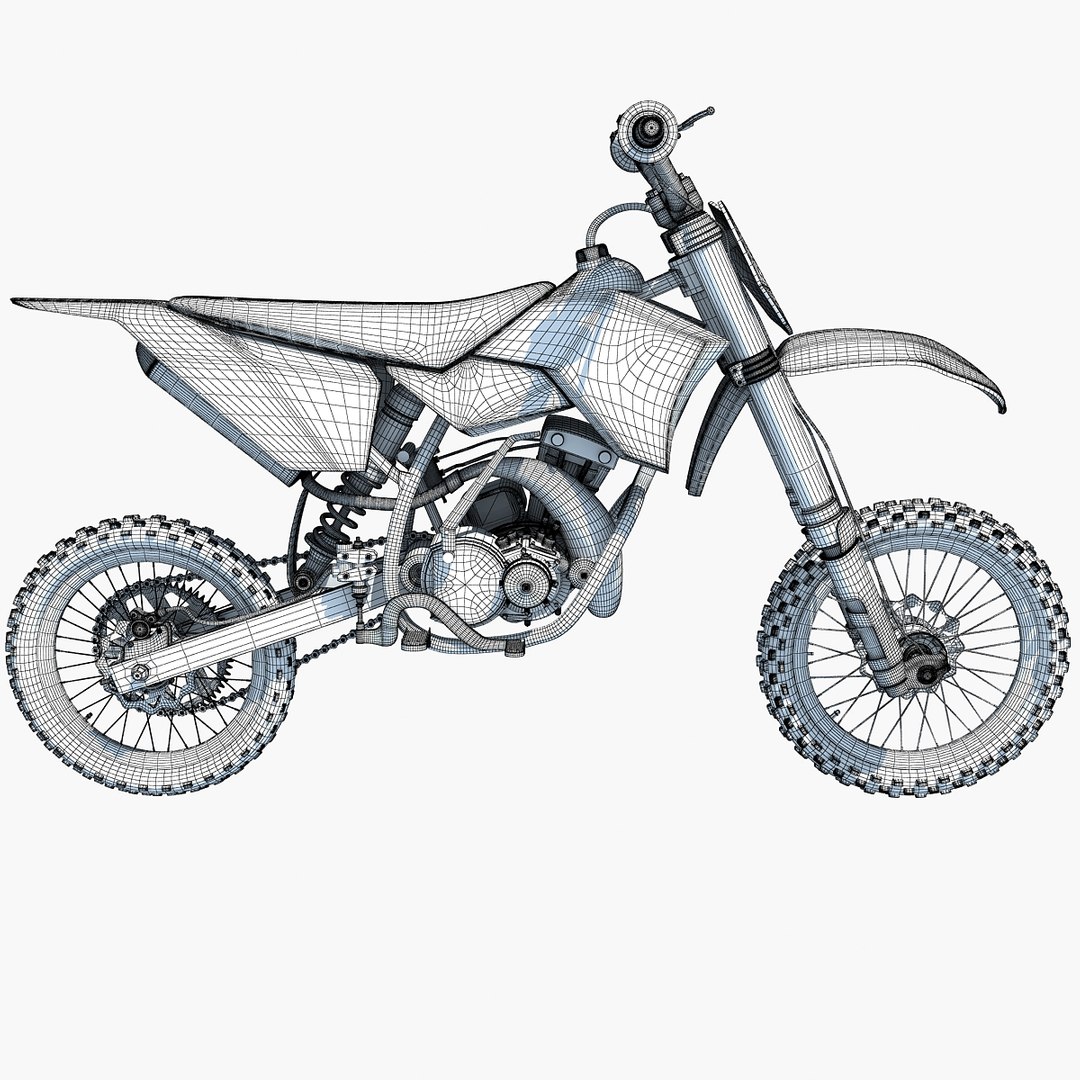 Motocross Bike 3D Model - TurboSquid 1247026