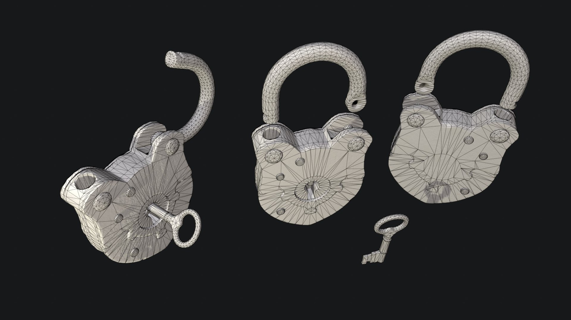 3D Model Padlock 1 - TurboSquid 2281162