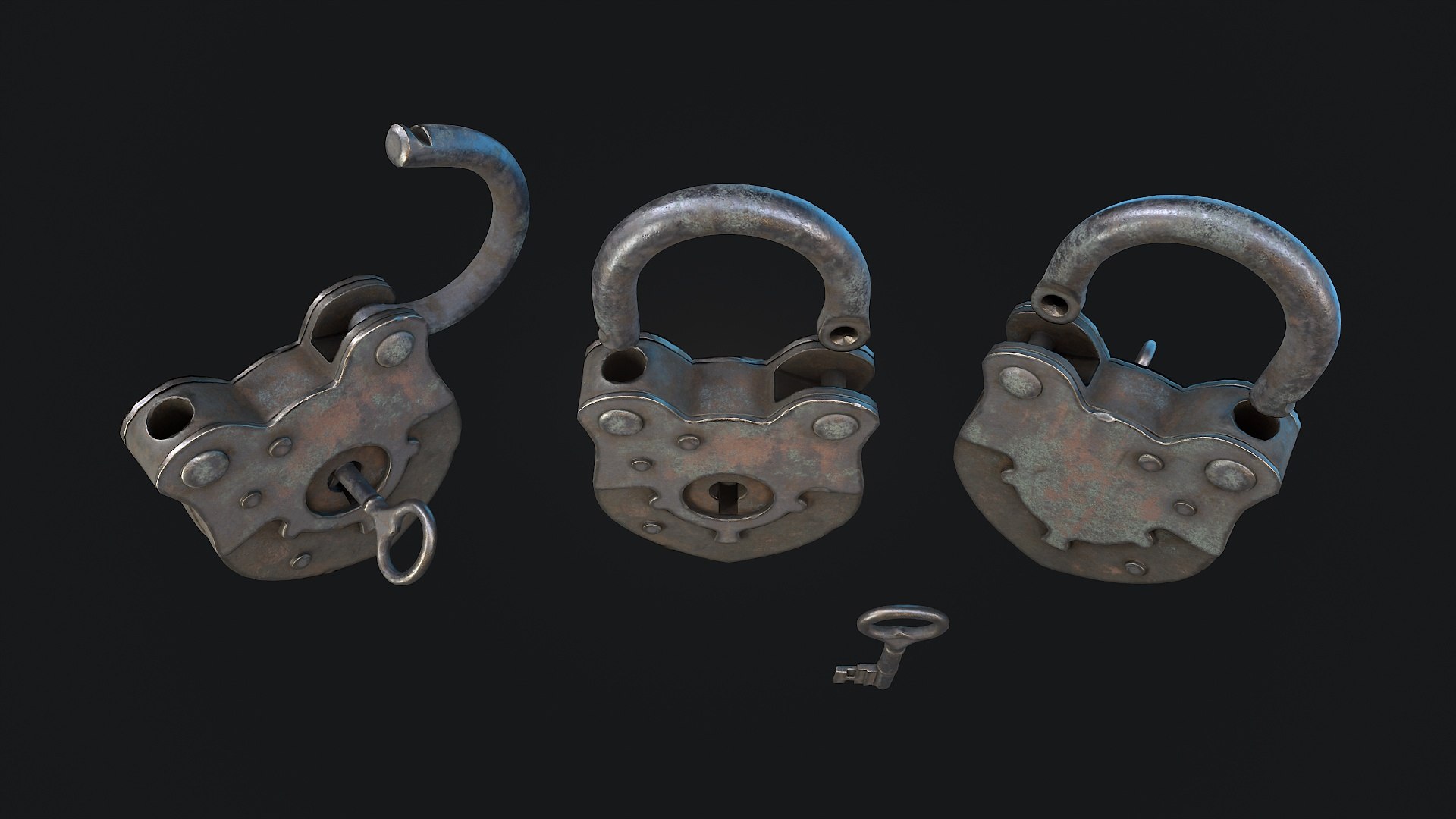 3D Model Padlock 1 - TurboSquid 2281162