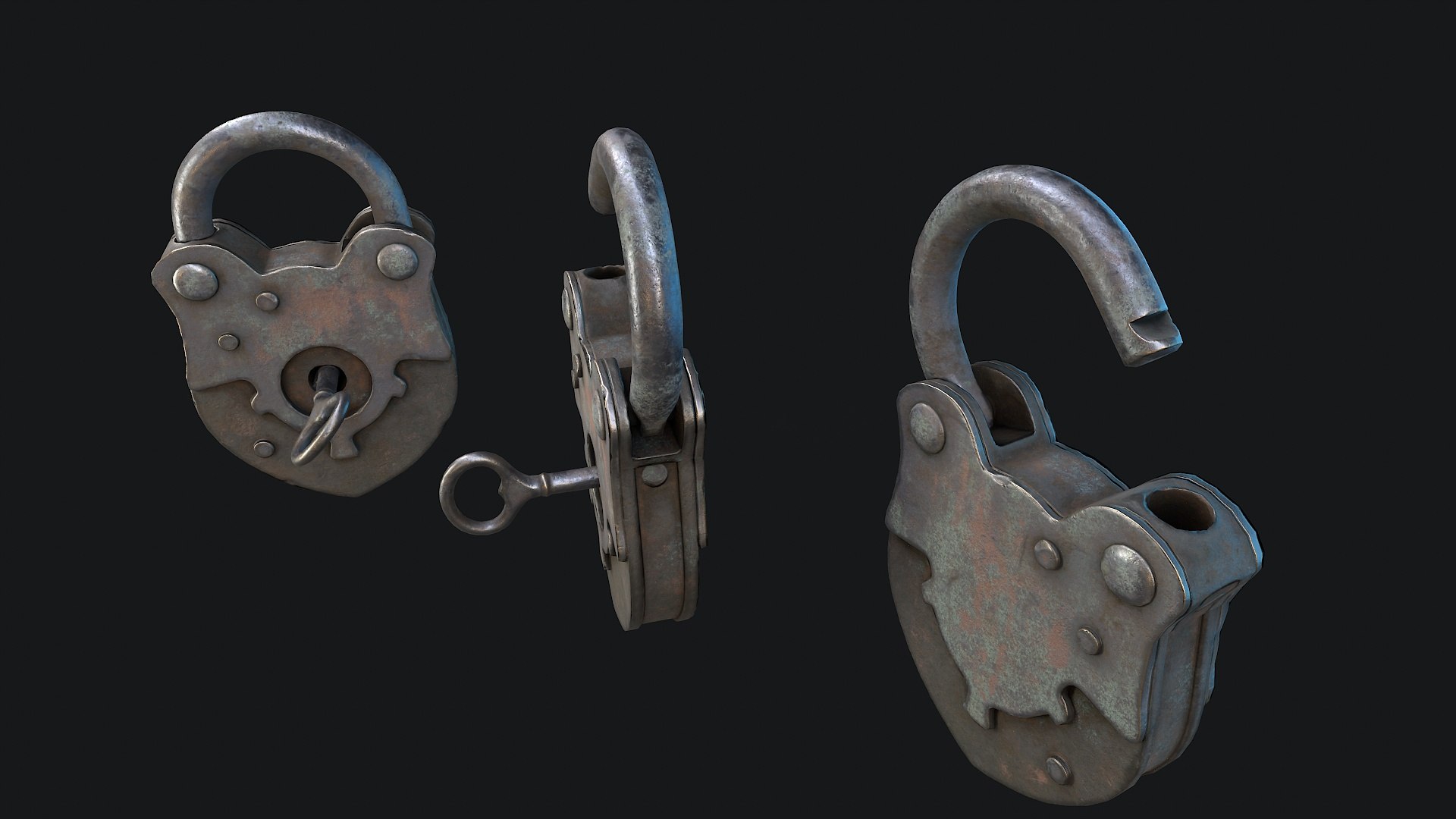 3D Model Padlock 1 - TurboSquid 2281162