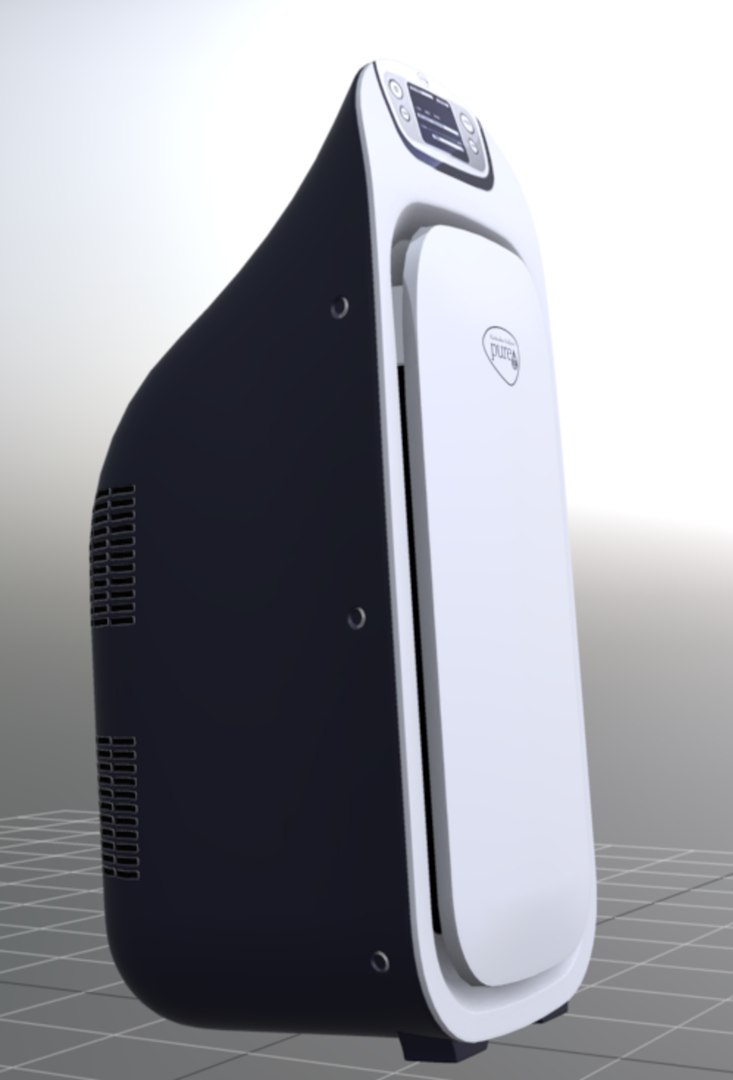 Pureit H 201 Portable Room Air Purifier 3D Model - TurboSquid 2153392