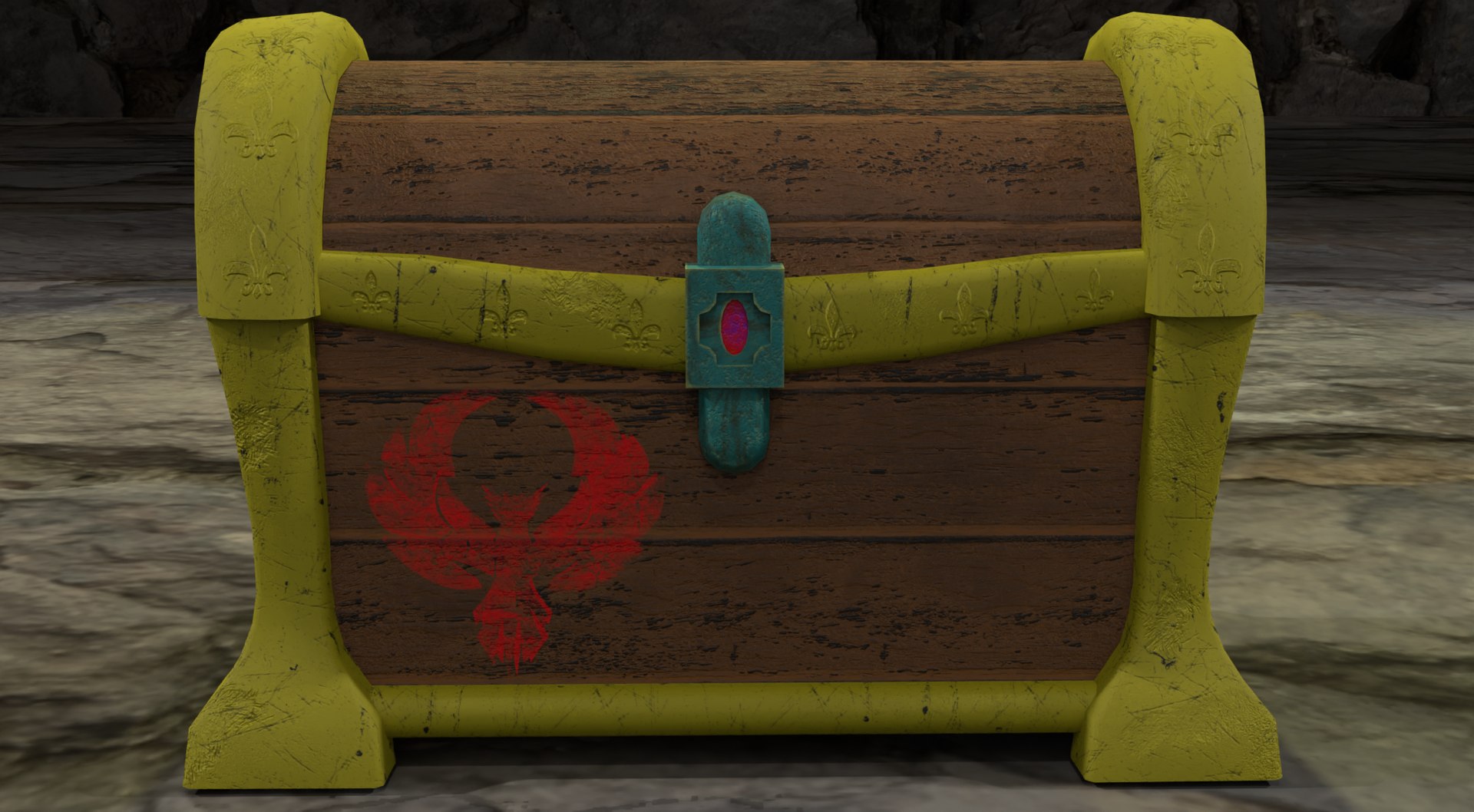 Chests Box Low-poly 3D Model - TurboSquid 1950634