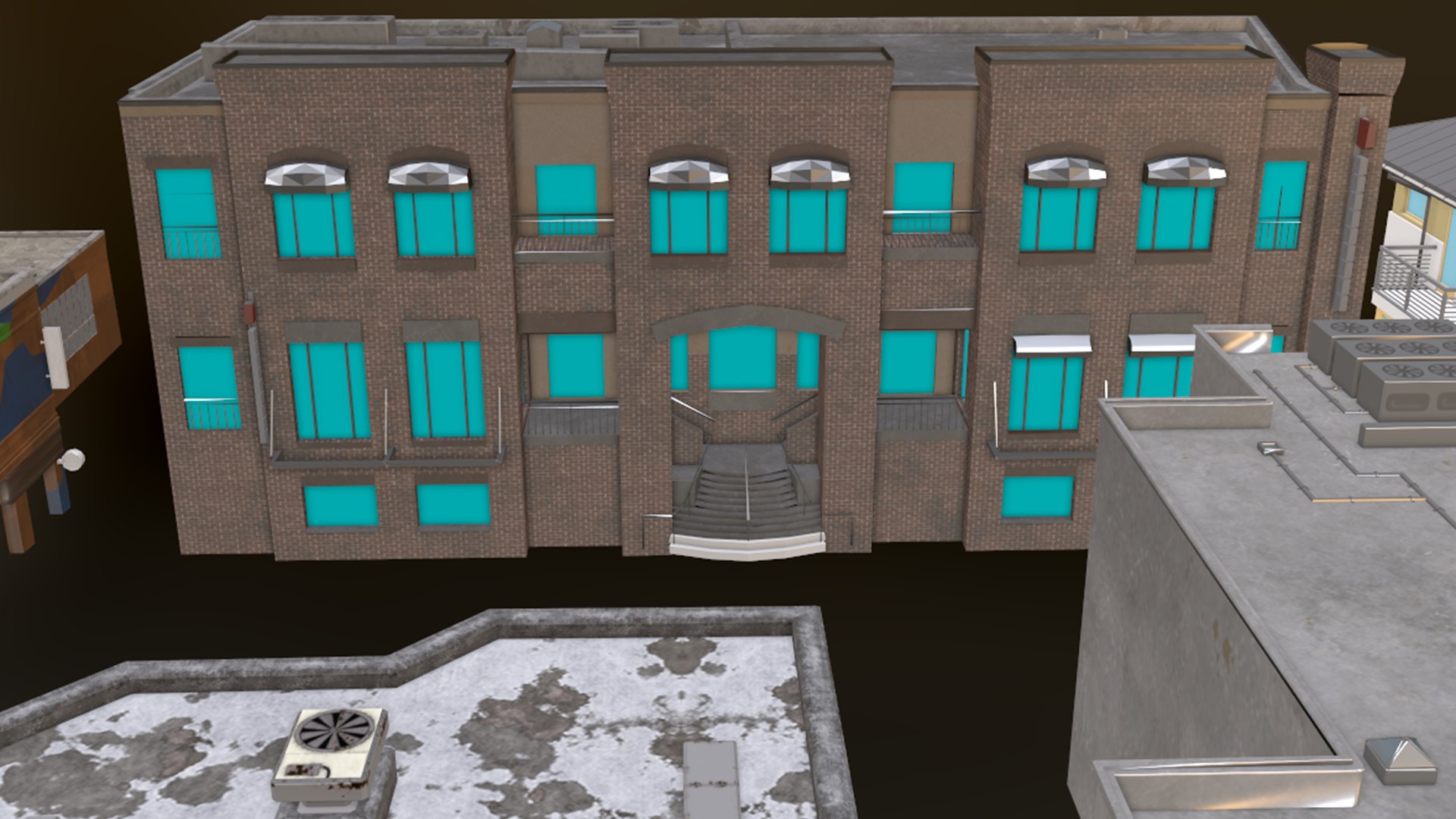 3D City and Towers Environment Bundle - TurboSquid 1953234