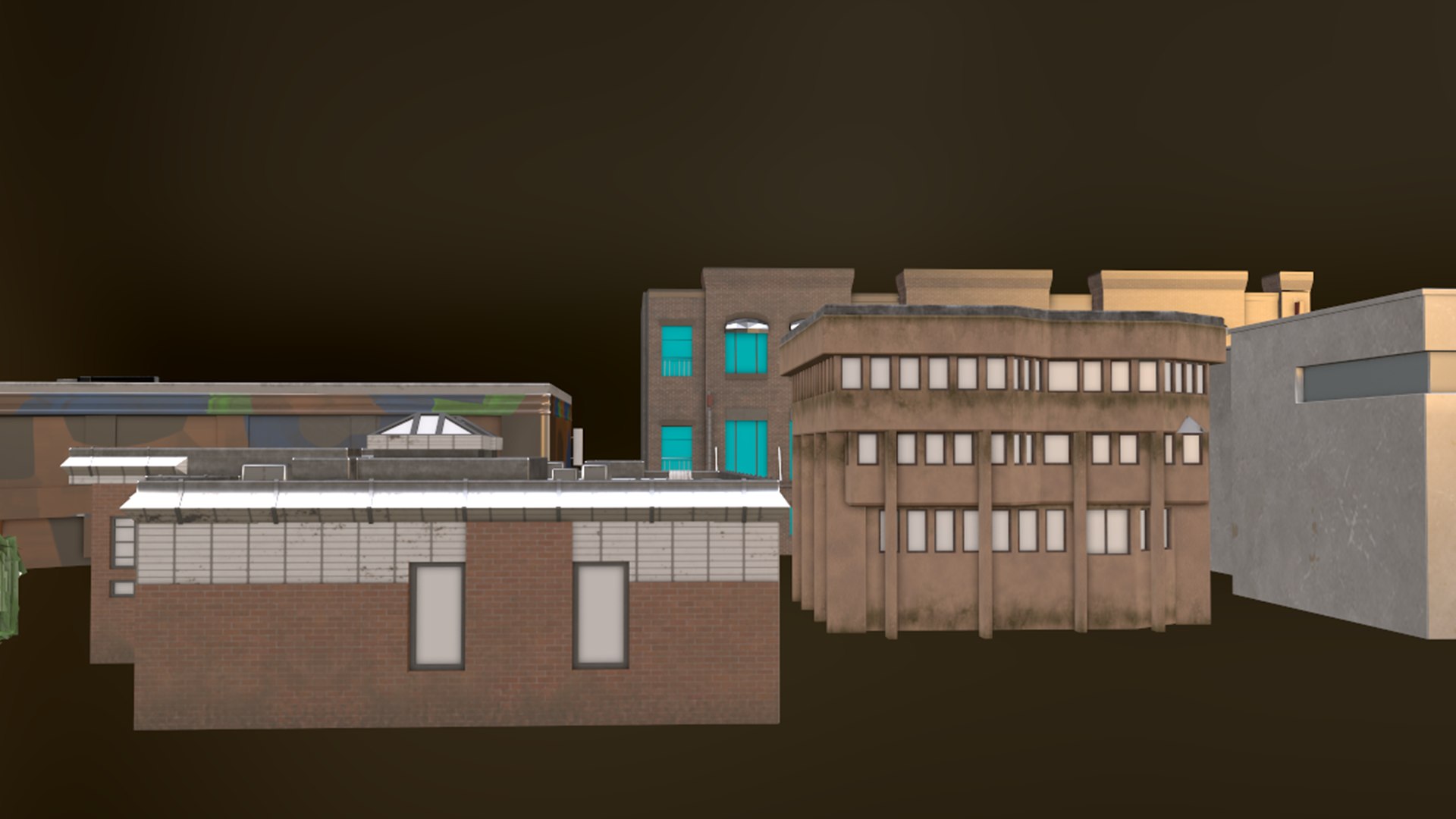 3D City and Towers Environment Bundle - TurboSquid 1953234