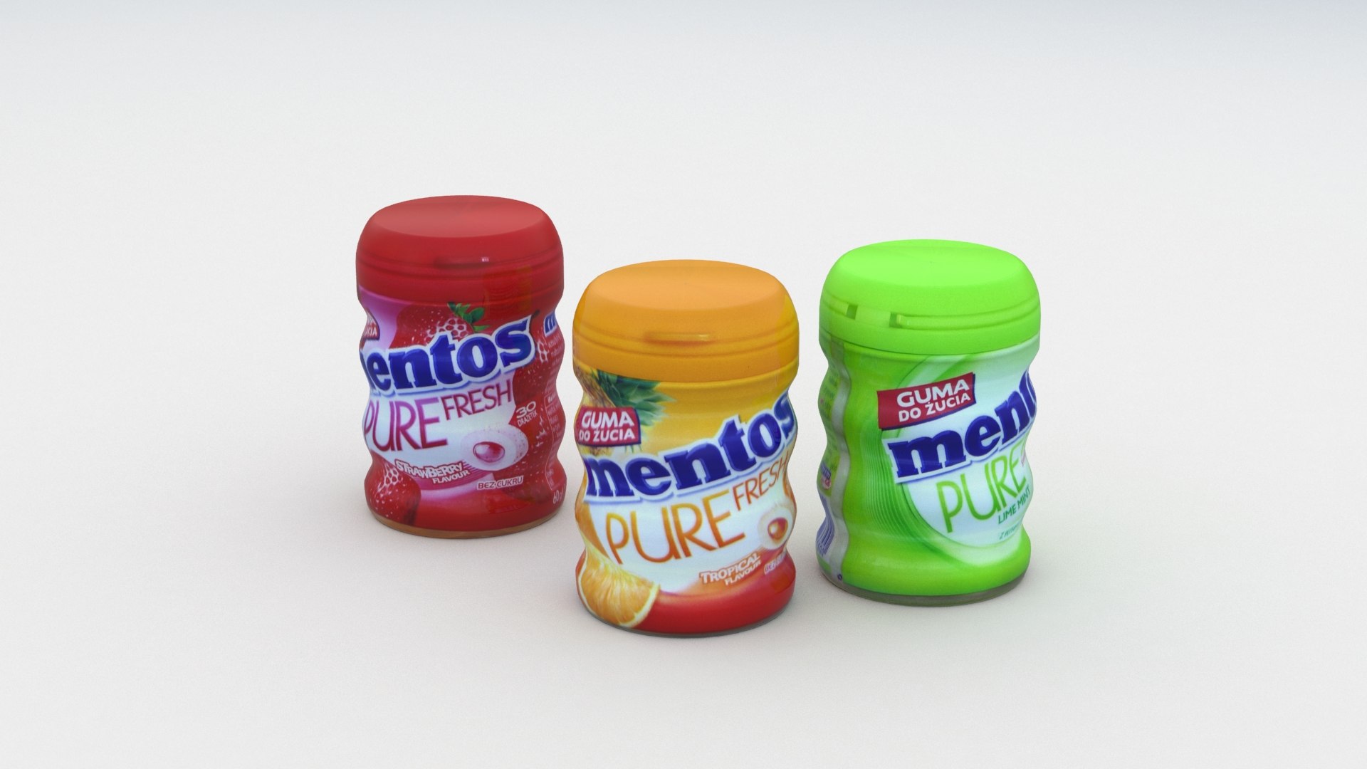 Mentos Gum 3d