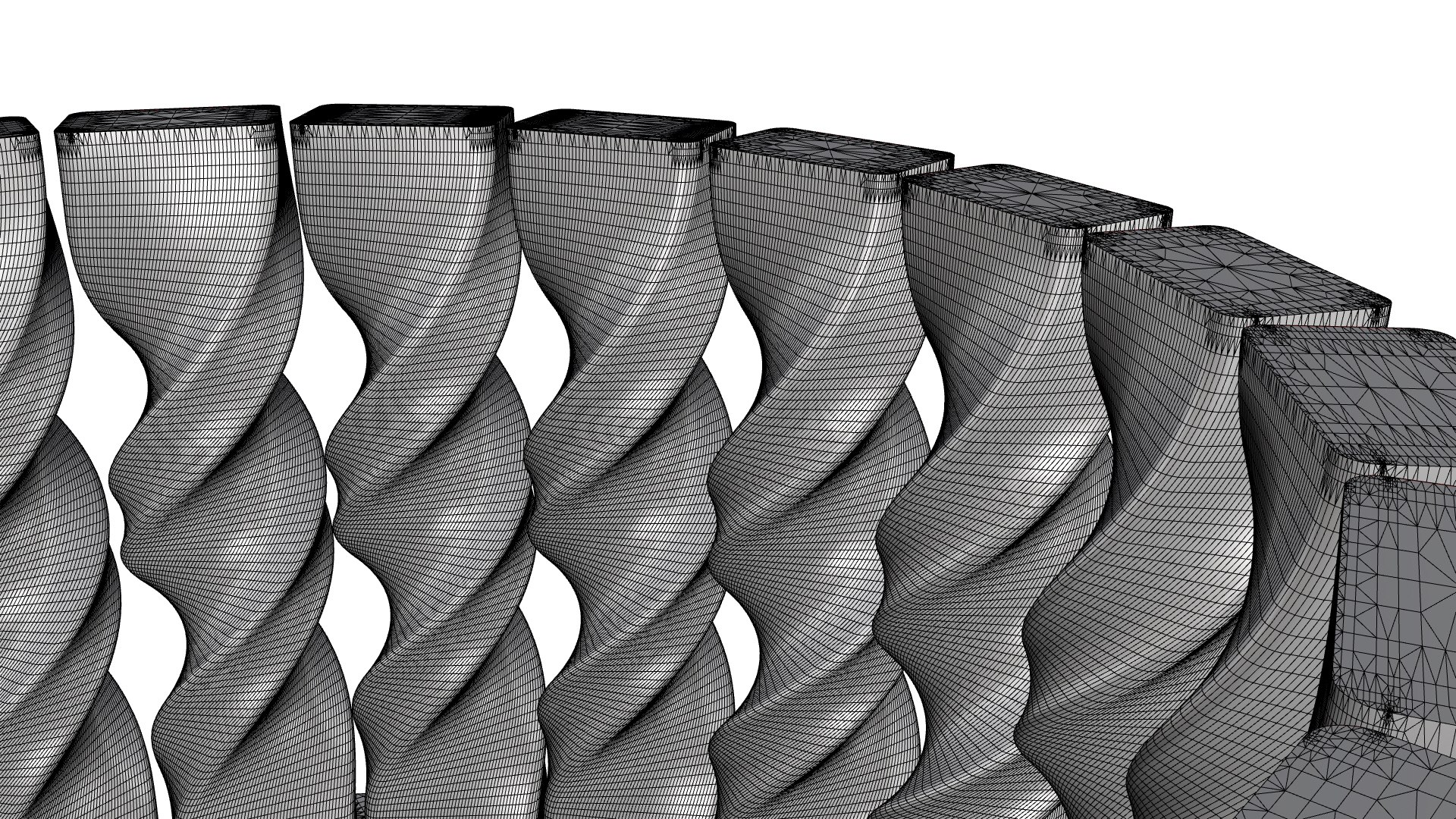 Twisted Columns Vase 3D Model - TurboSquid 2186510