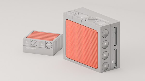 modelo 3d Radio y reproductor de música portátil, moderno e inteligente ...