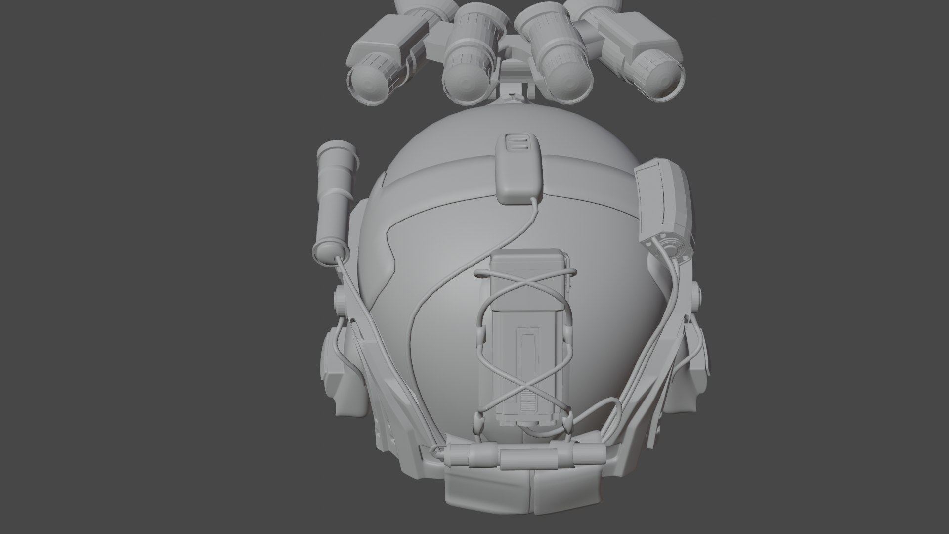 3D military helmet with nignt vision nods model - TurboSquid 2129471