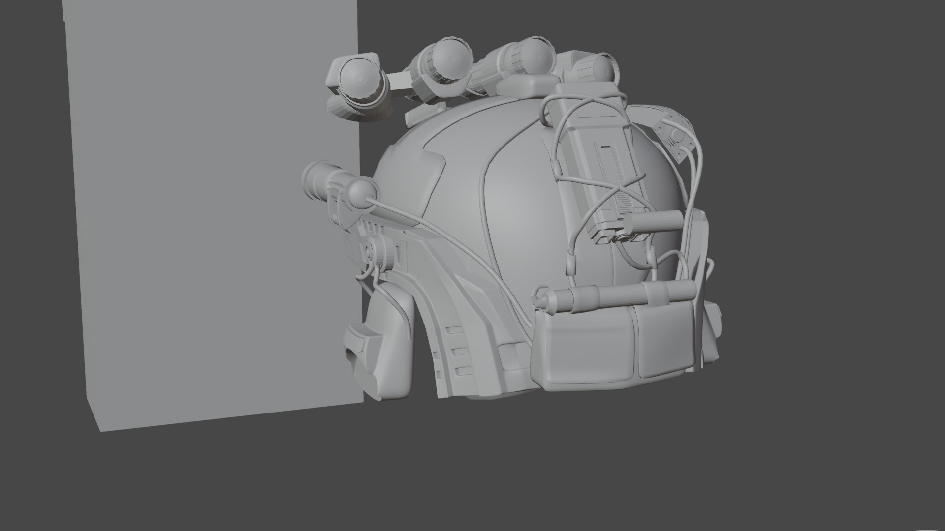 3D military helmet with nignt vision nods model - TurboSquid 2129471