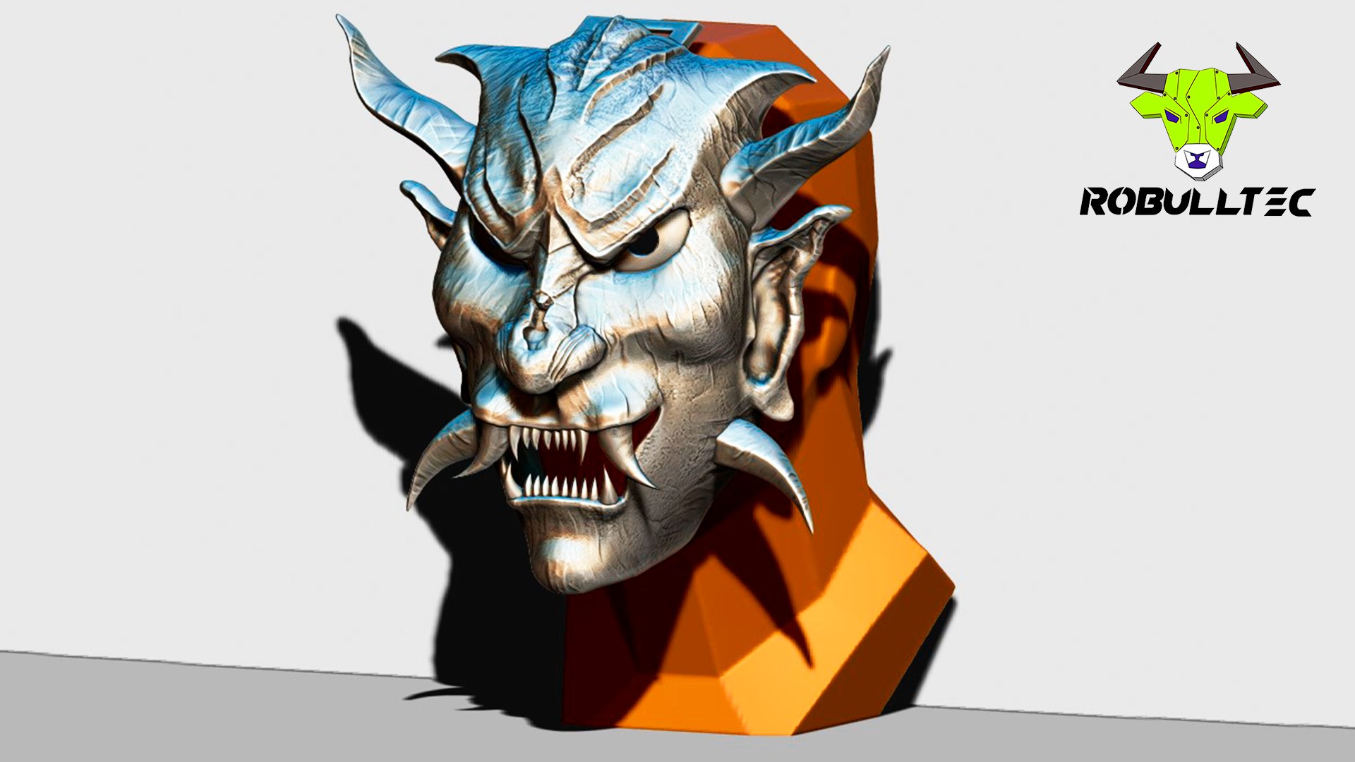 3D Model Ggermon Demon Mask - TurboSquid 2226968